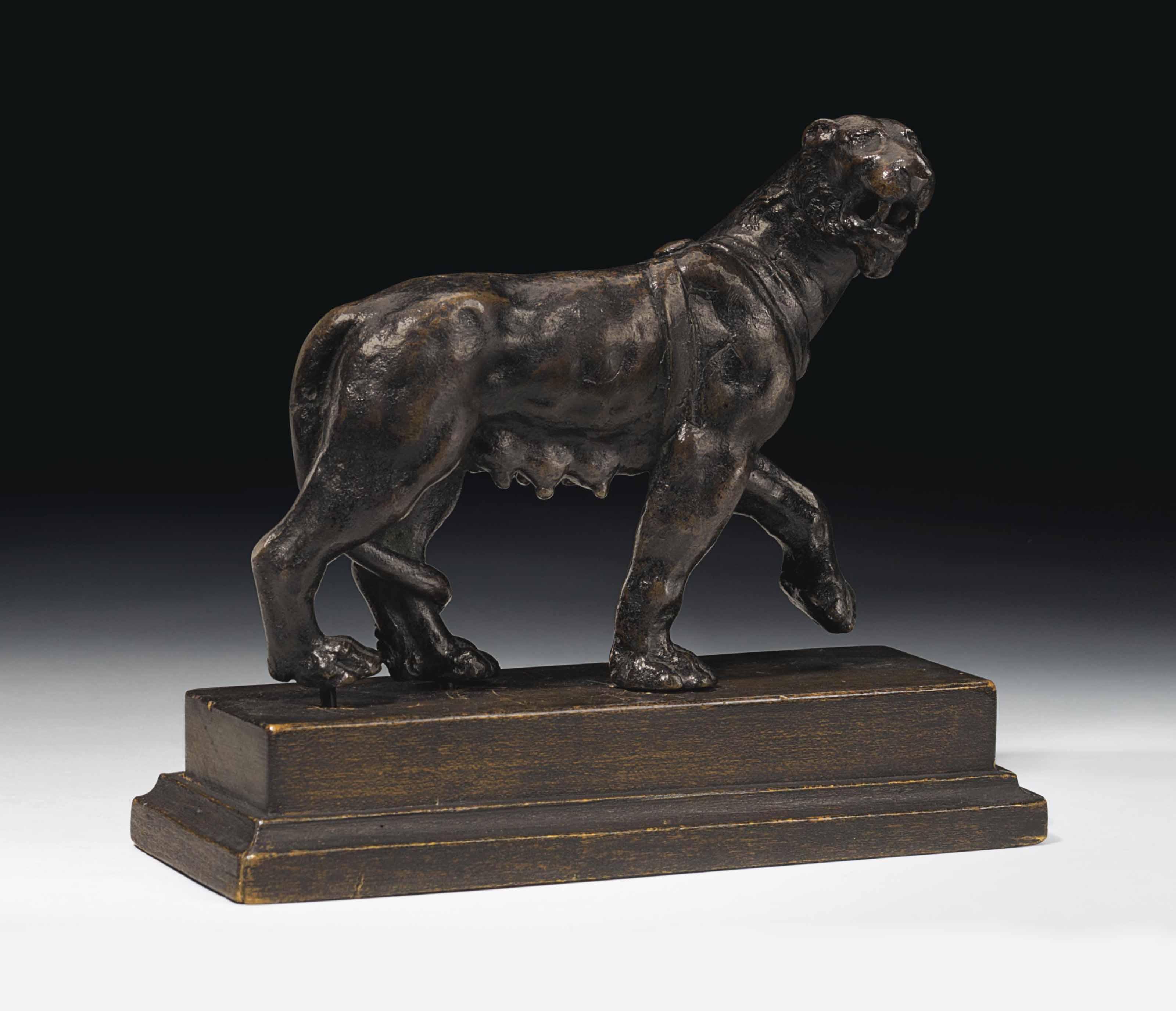 A Bronze Model Of A Pacing Female Panther | Art.Salon