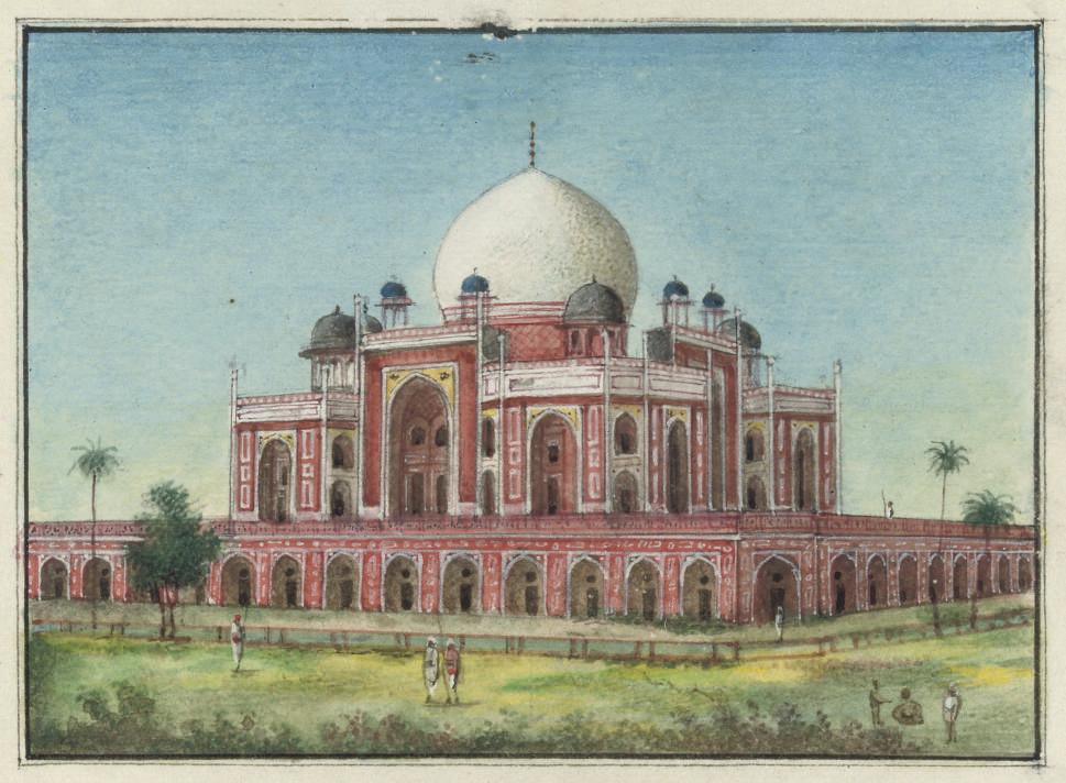 A Collection of Nine Watercolour Paintings of Monuments And Buildings ...