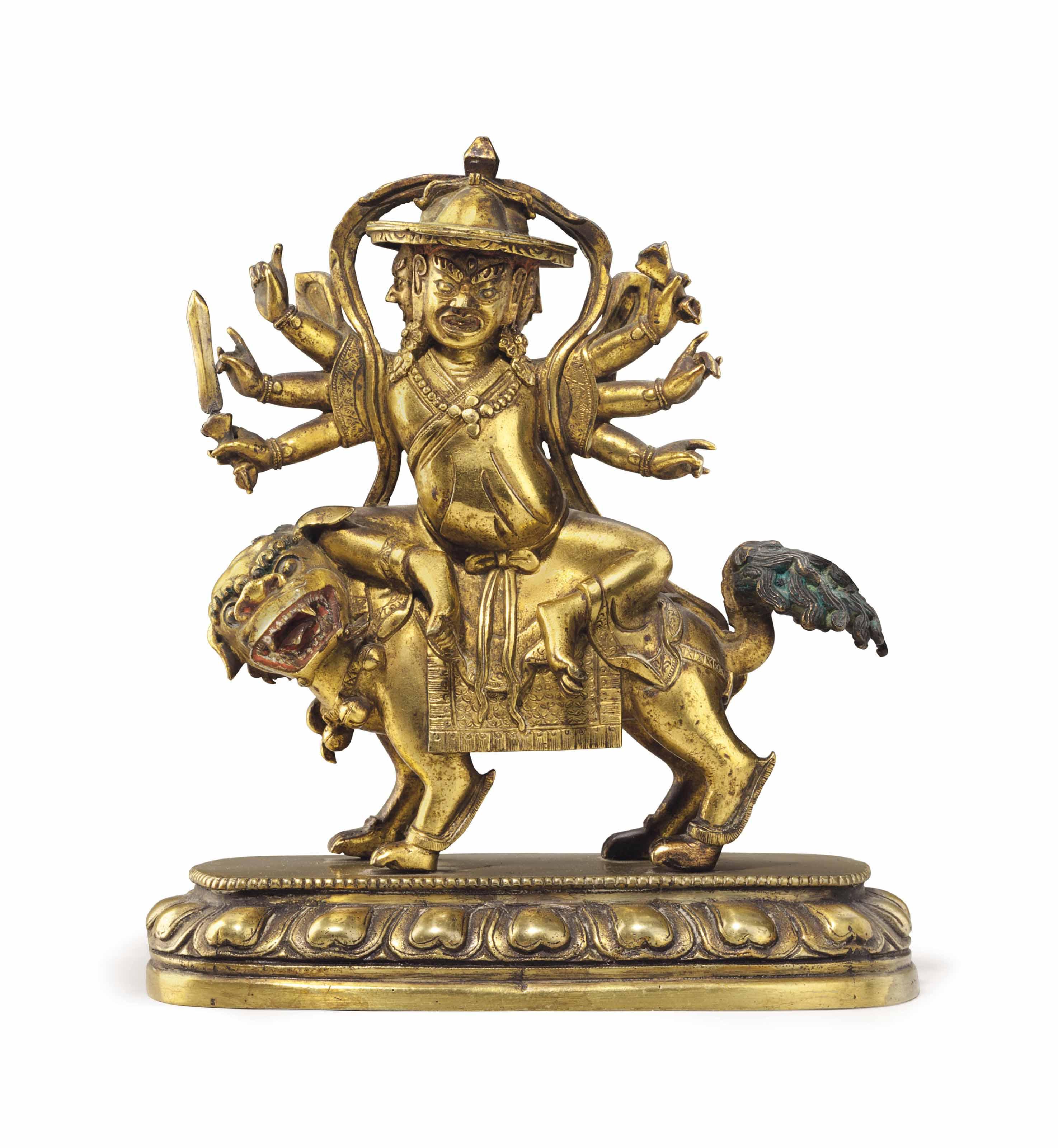 A Gilt Bronze Figure of Pehar | Art.Salon
