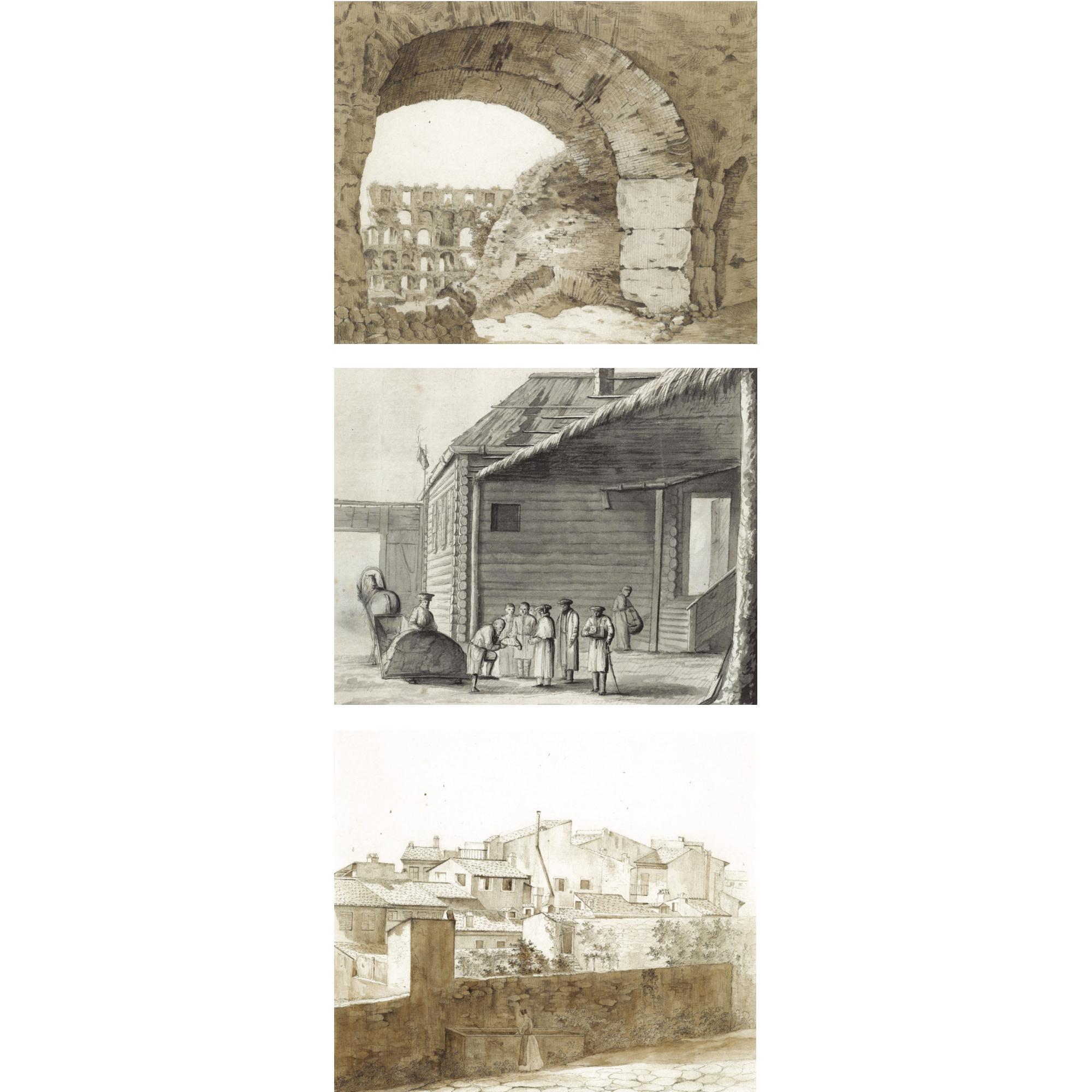 A Group Of Five Drawings And Sketches | Art.Salon