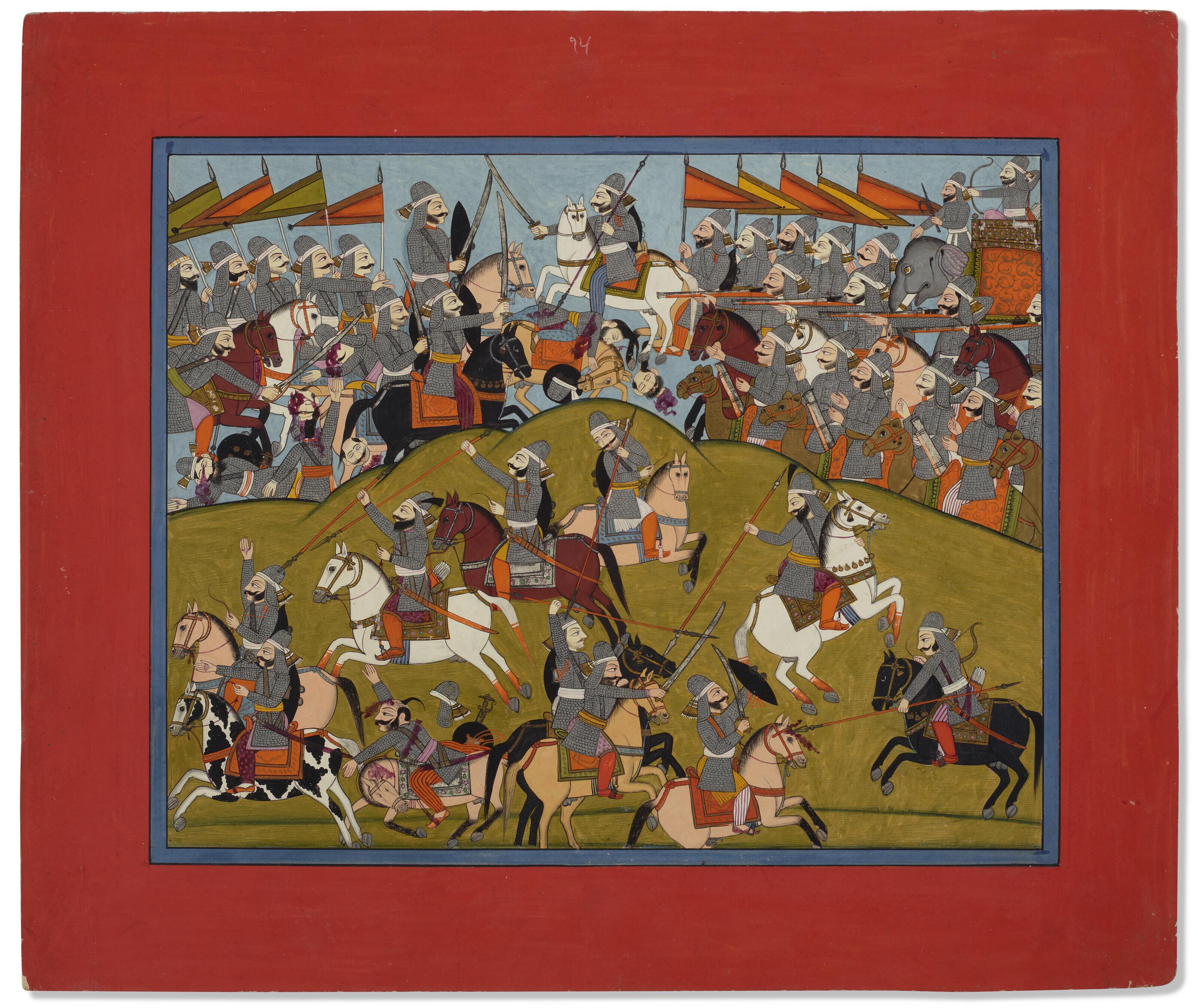 A Painting Of A Battle Scene | Art.Salon