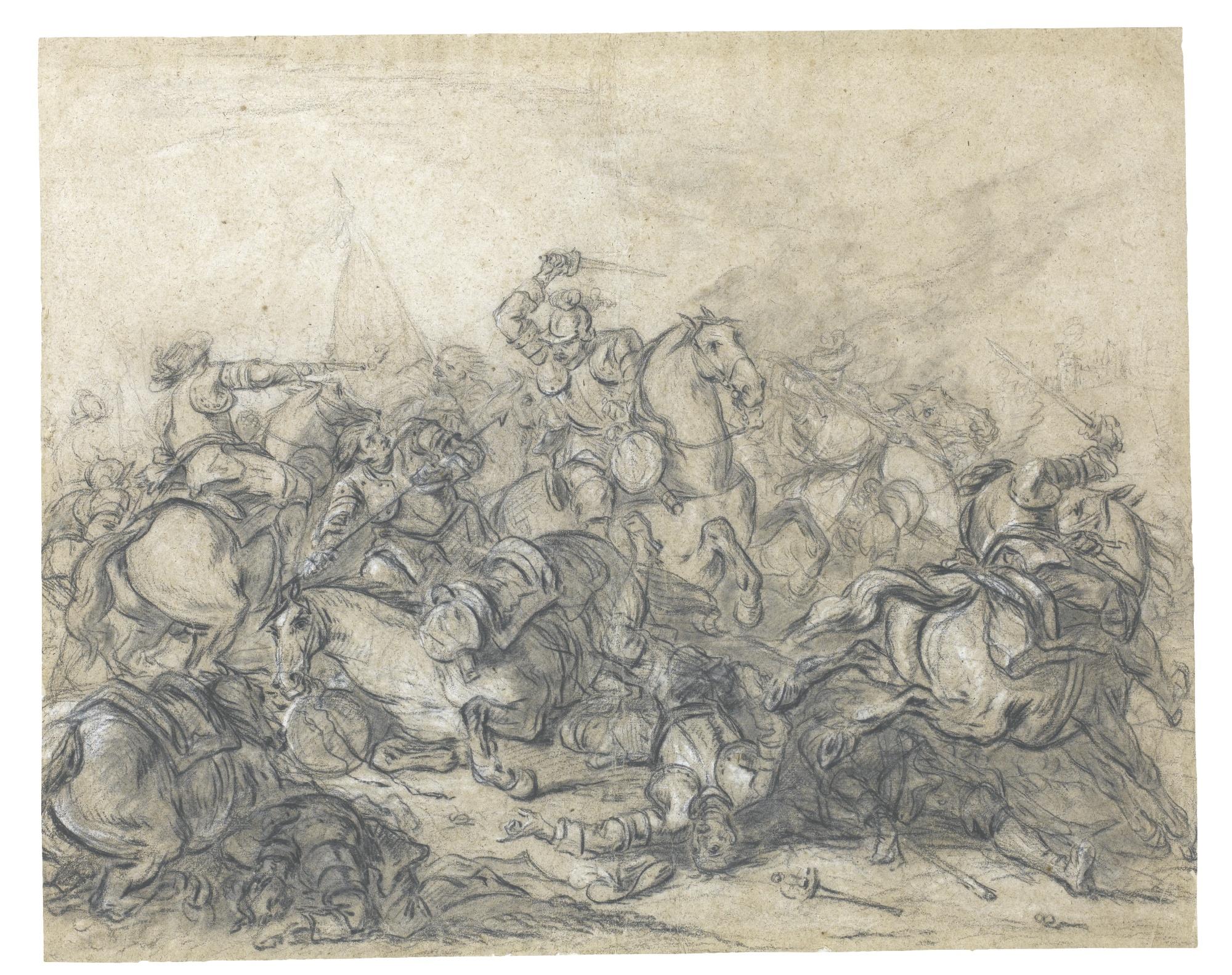 A Pair Of Battle Scenes | Art.Salon
