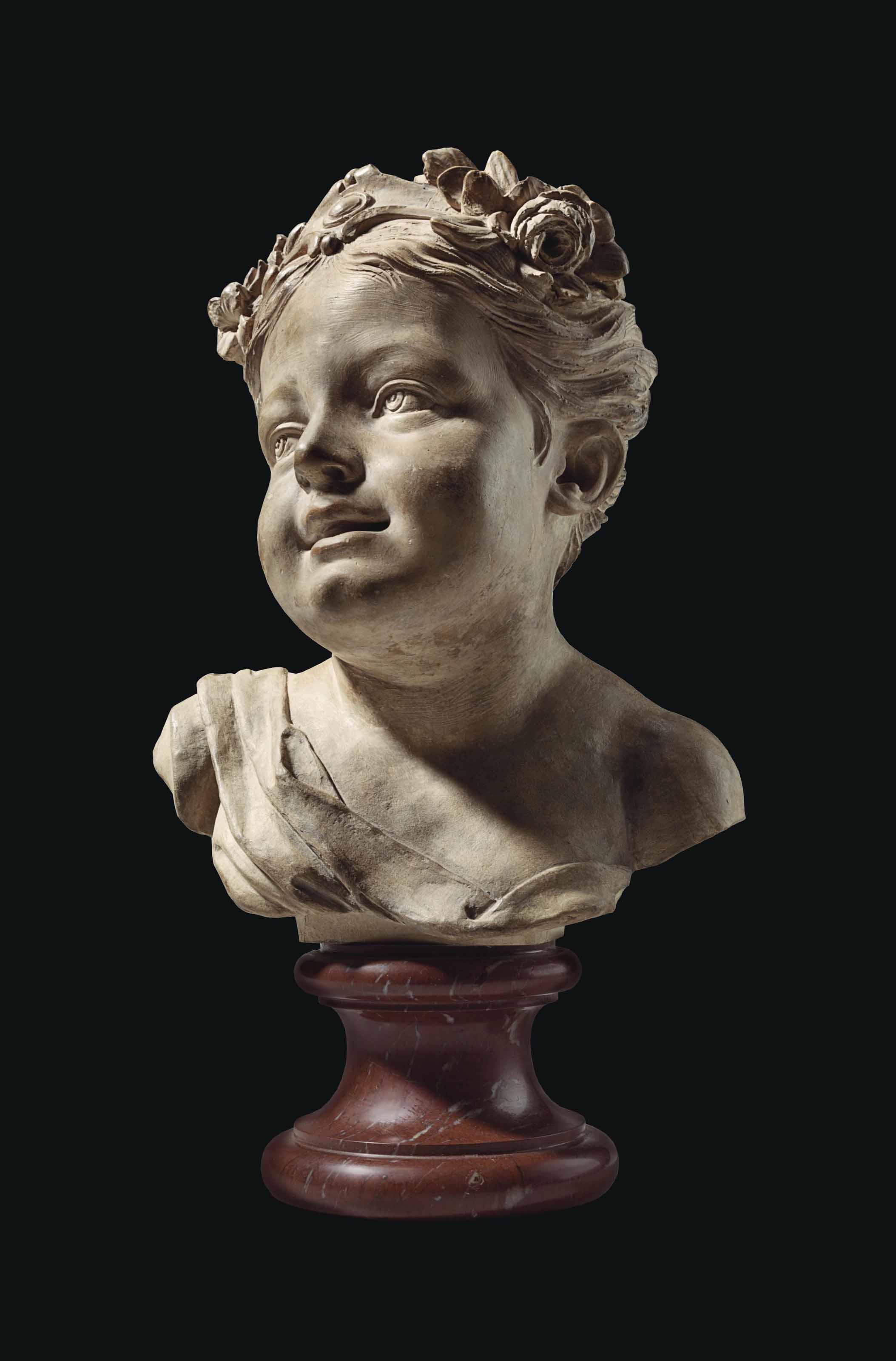 A Terracotta Bust Of A Girl | Art.Salon