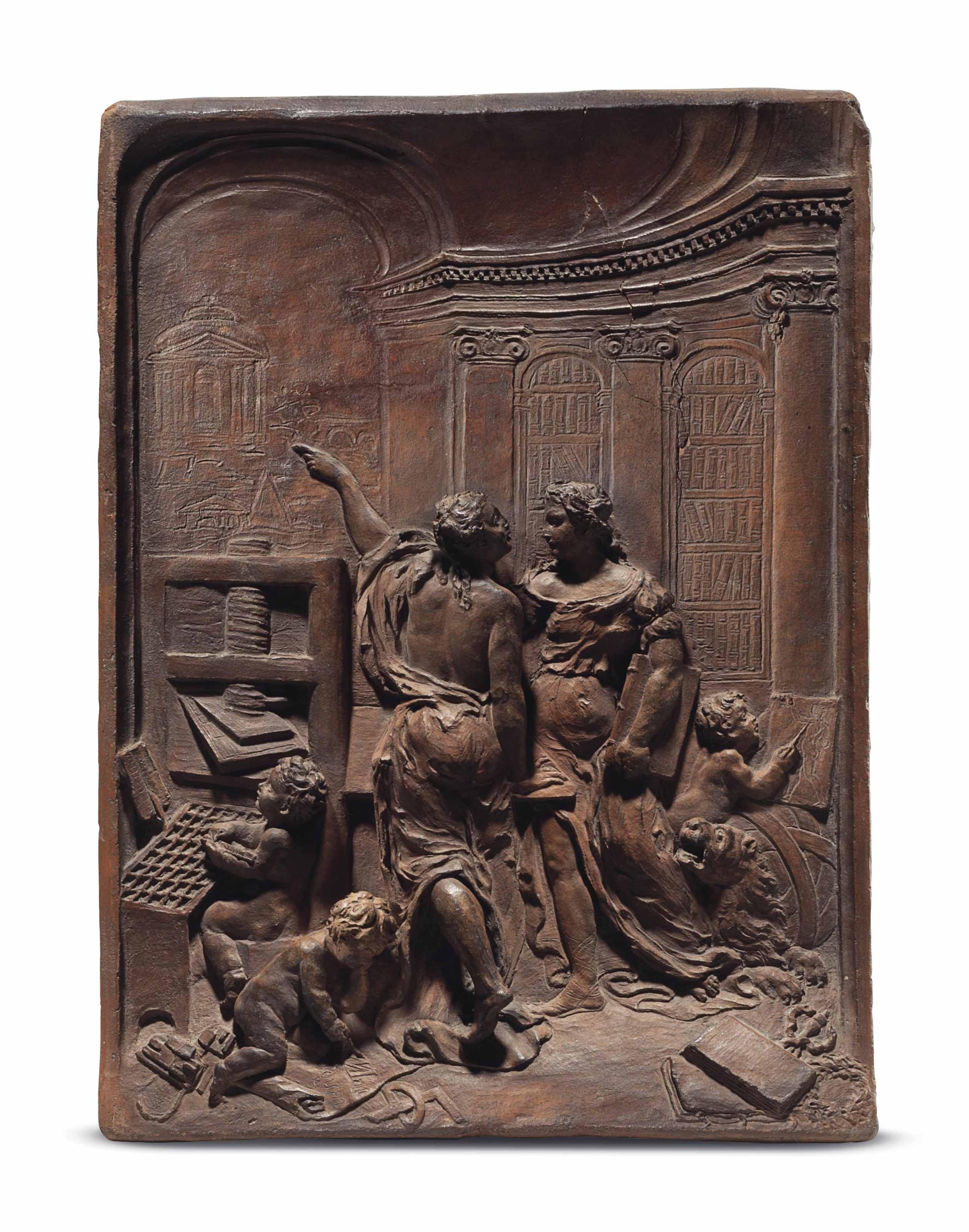 A Terracotta Relief Of An Allegory | Art.Salon