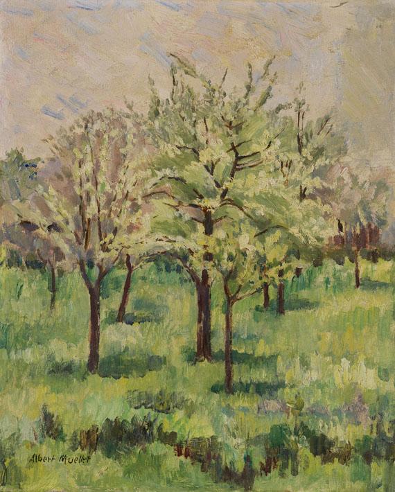 Blühende Bäume by Albert Mueller | Art.Salon