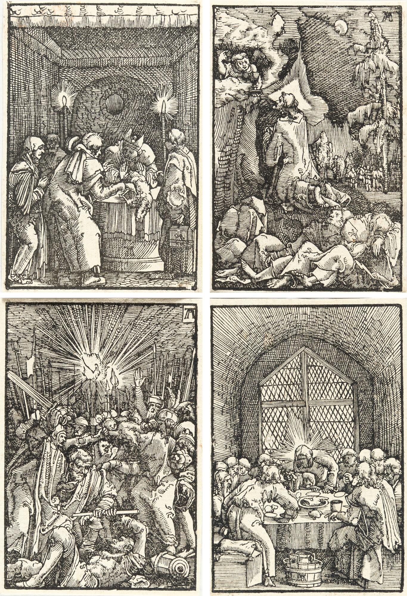 4 Bll. aus: Der Sündenfall by Albrecht Altdorfer | Art.Salon