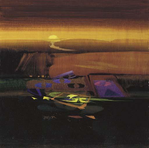 Homenaje a St. Exuberi "Atardecer" by Alejandro Obregón | Art.Salon