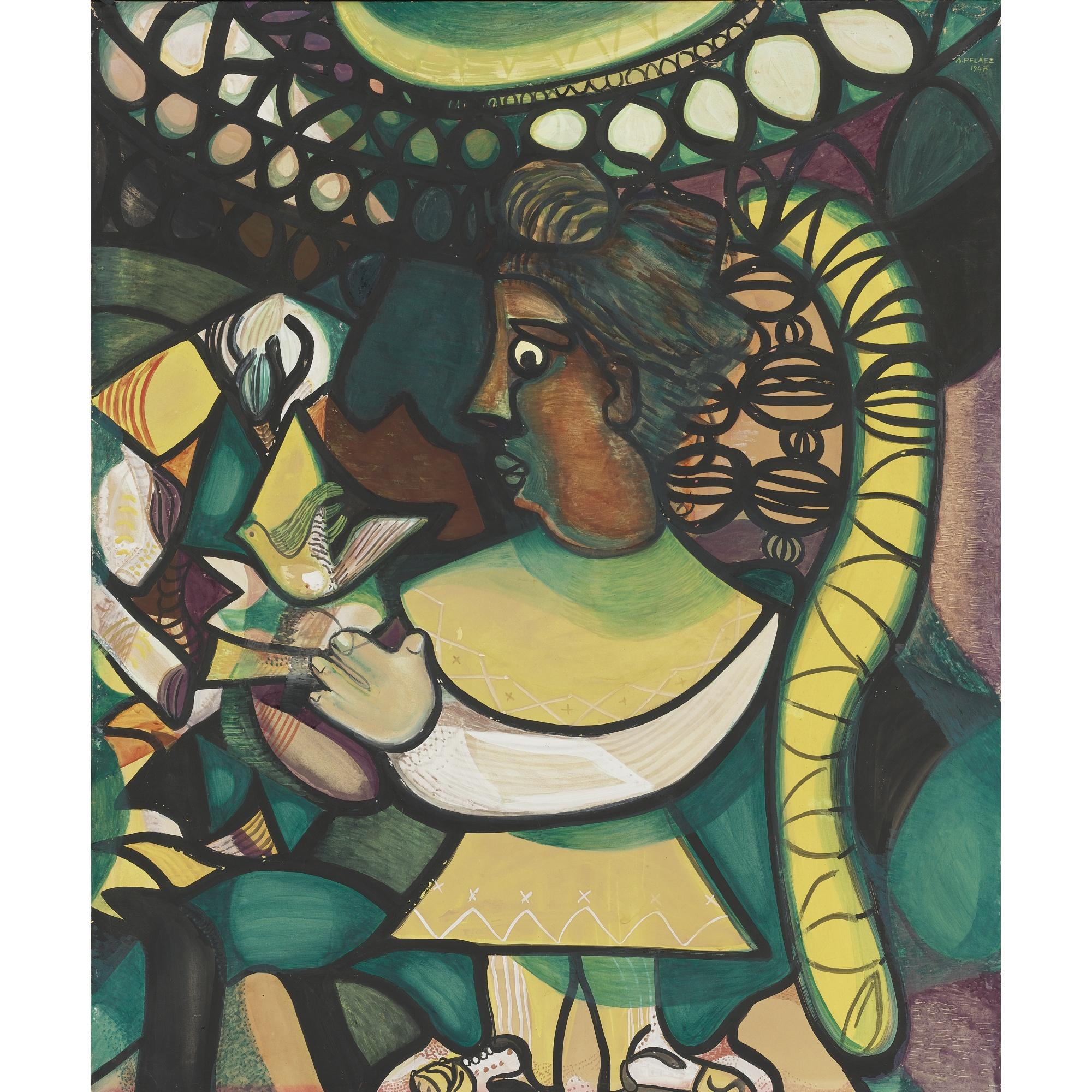 Niña Con Paloma by Amelia Peláez | Art.Salon