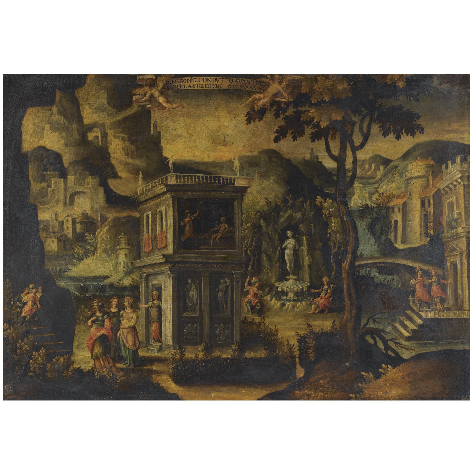 An Allegory With Scenes From The Life Of A Young Nobleman | Art.Salon