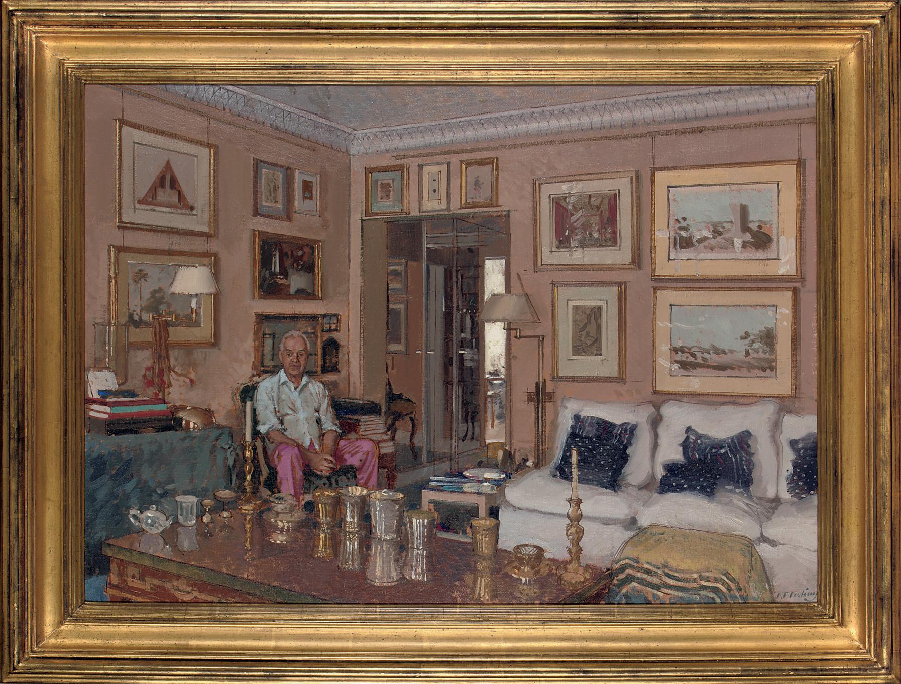 Walter Lees, seated in his drawing room in Pimlico, London by Andrew ...