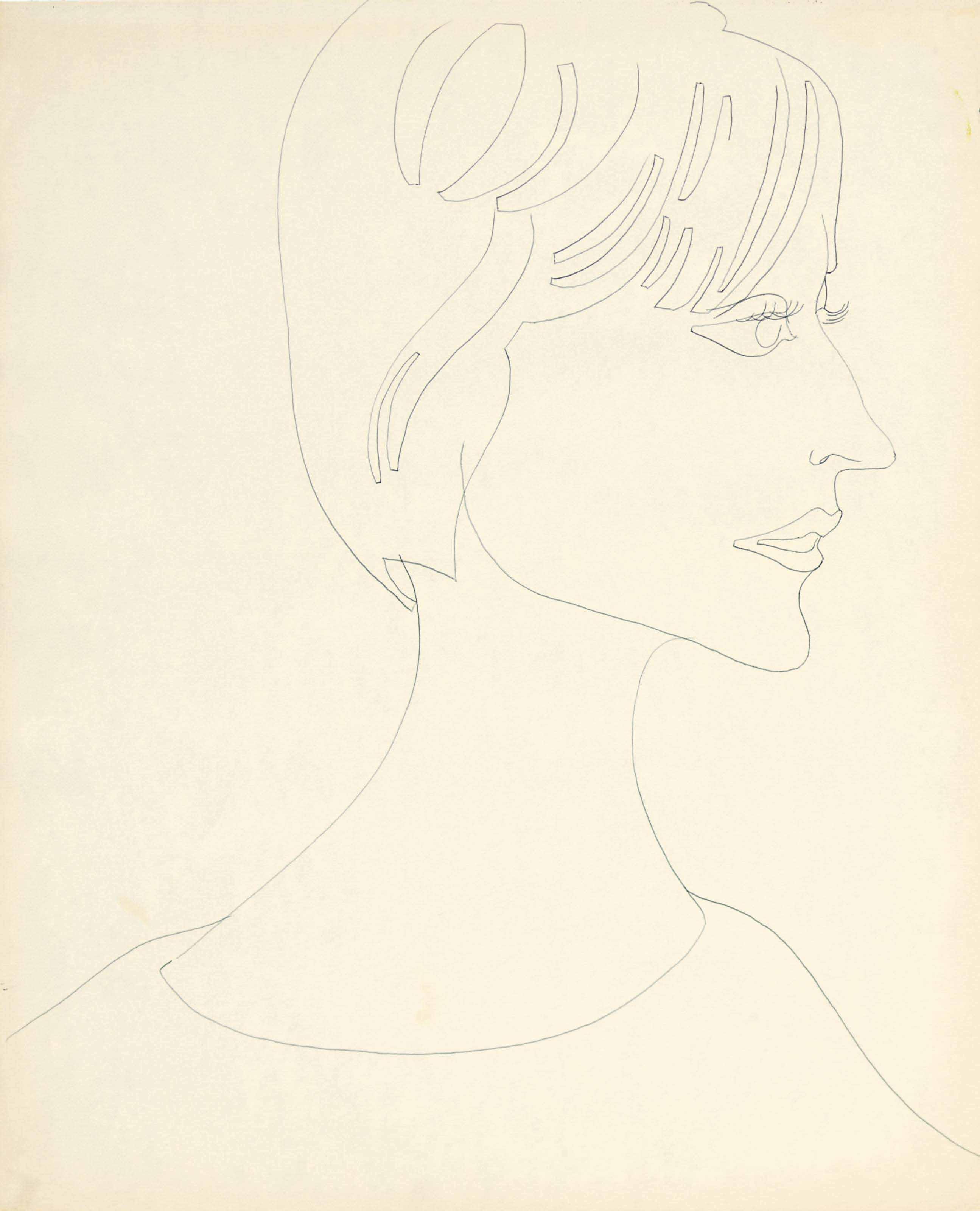Female Head by Andy Warhol | Art.Salon