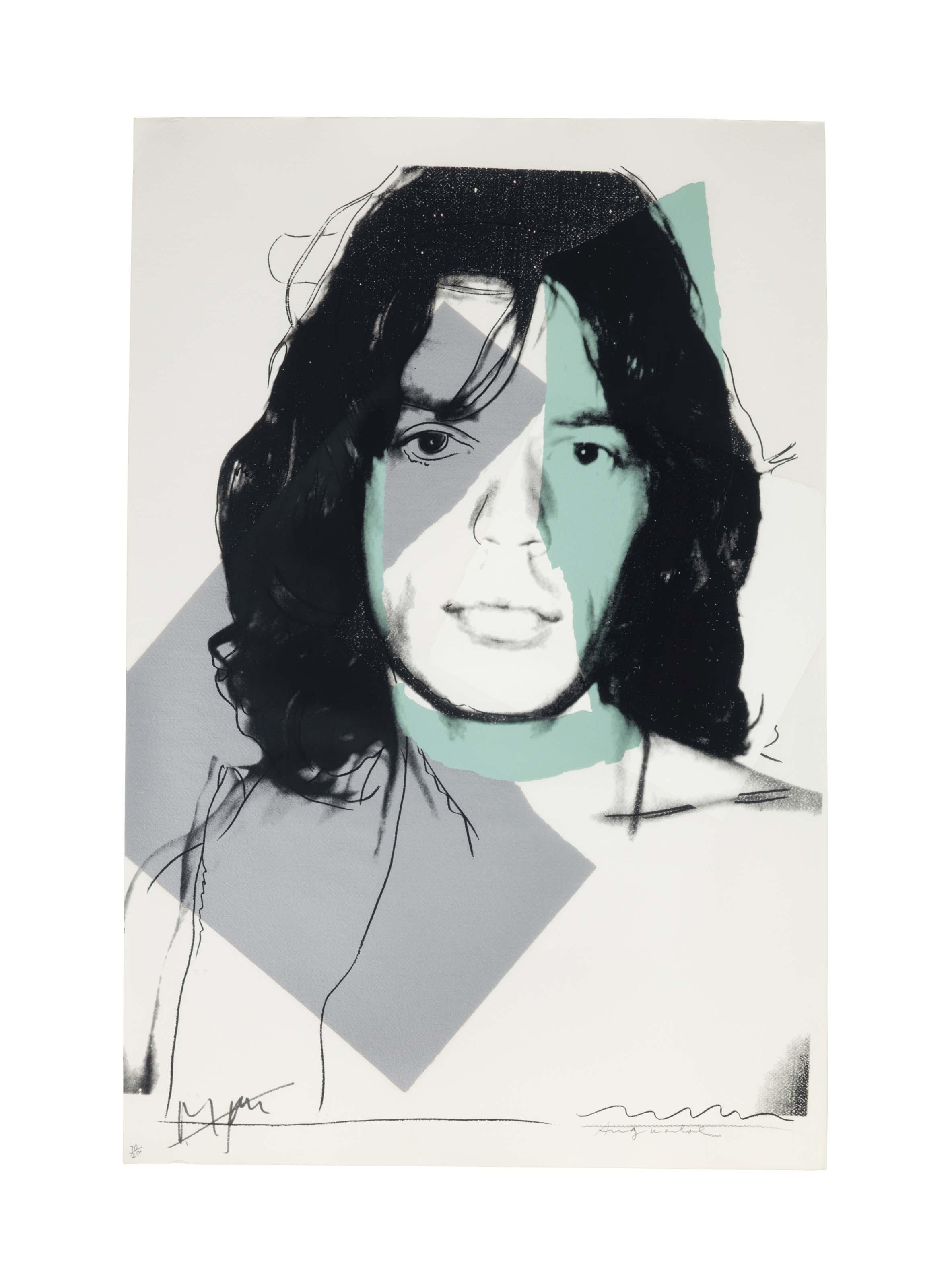 Mick Jagger: one plate by Andy Warhol | Art.Salon