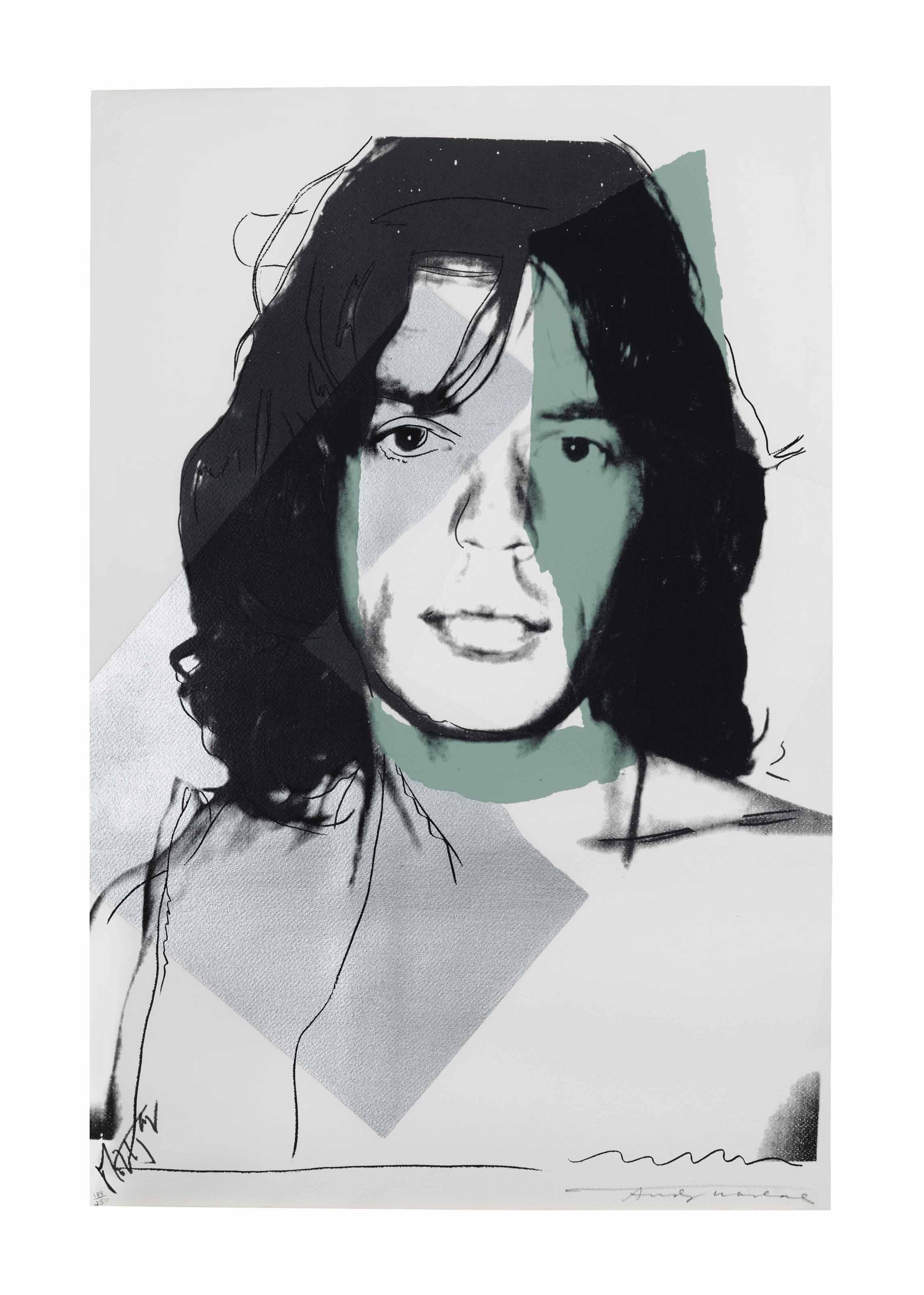 Mick Jagger : one plate by Andy Warhol | Art.Salon