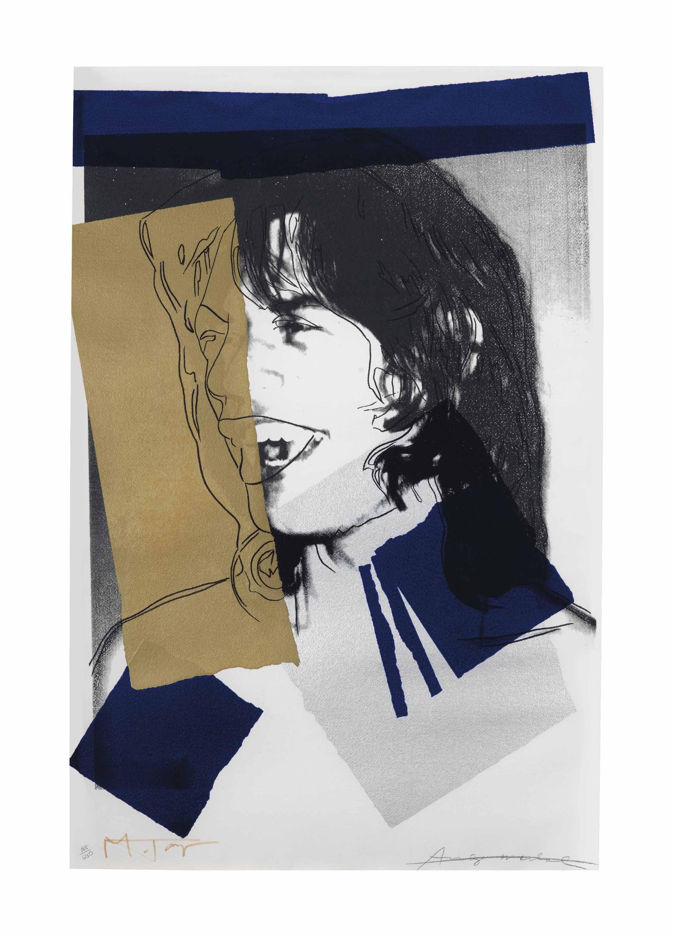 Mick Jagger : one plate by Andy Warhol | Art.Salon