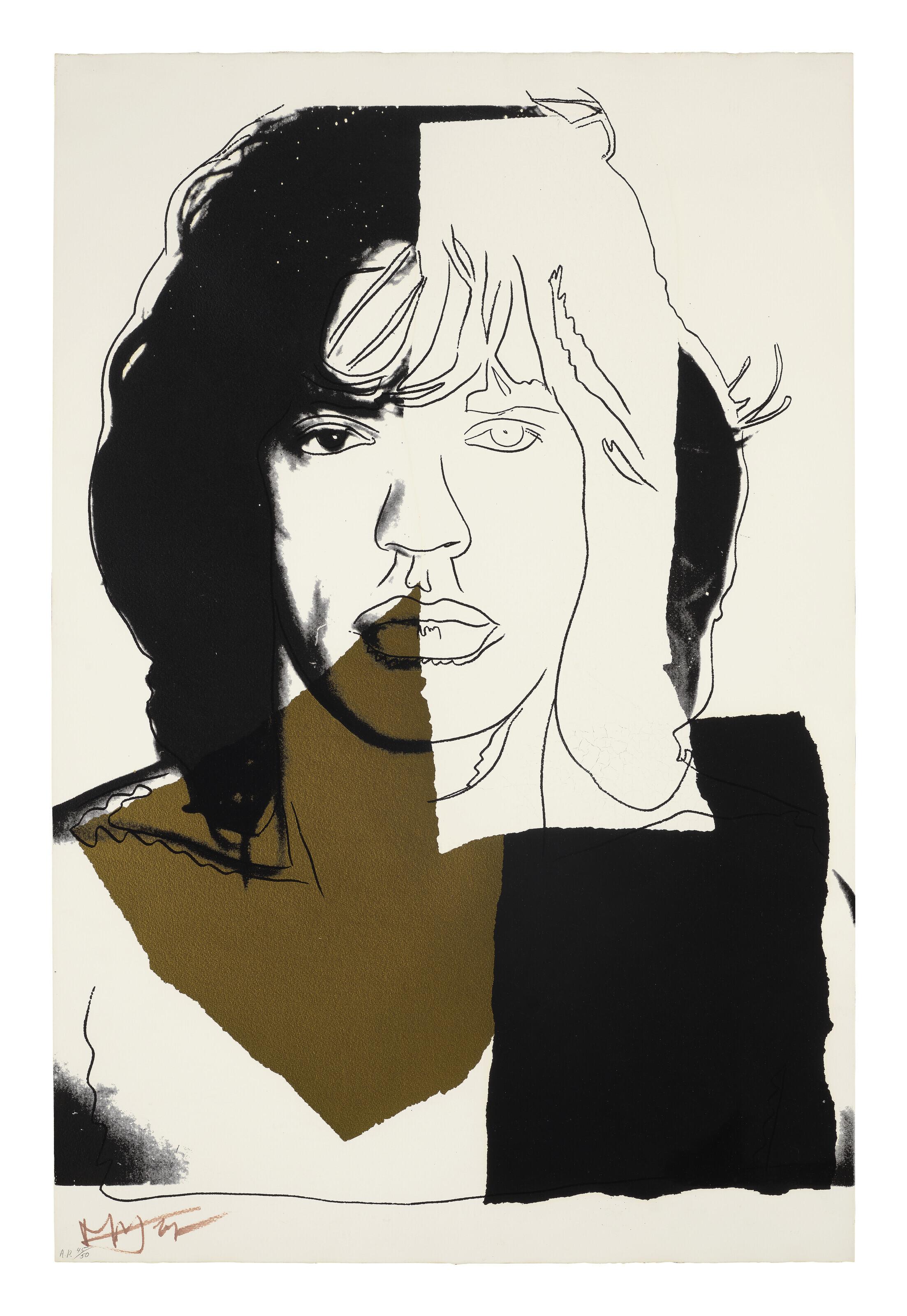 Mick Jagger: One Print by Andy Warhol | Art.Salon