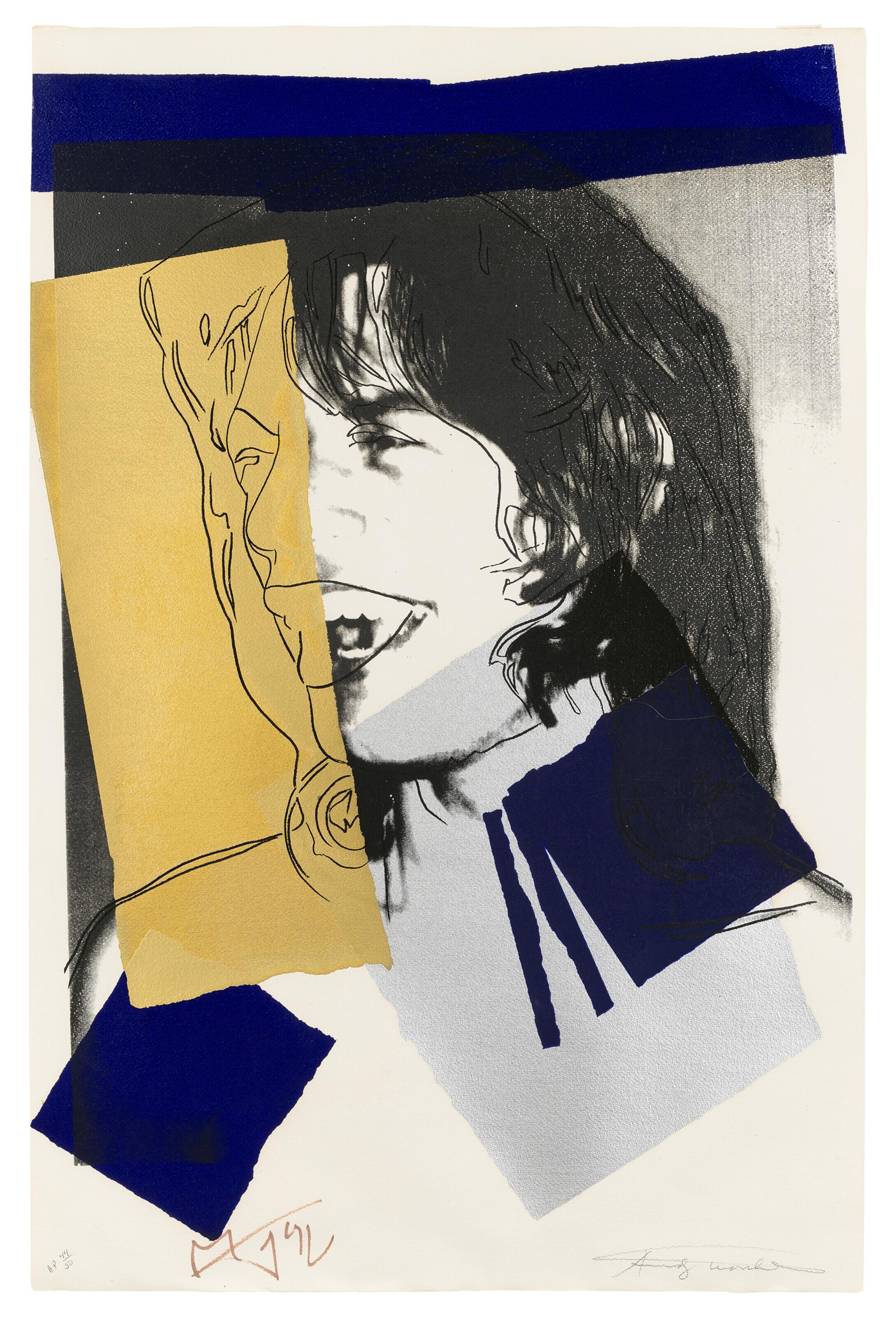 Mick Jagger by Andy Warhol | Art.Salon