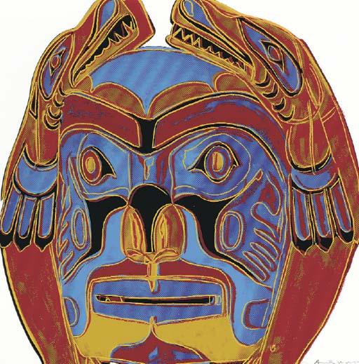 Northwest Coast Mask, From Cowboys And Indians (F. & S. 380) by Andy ...