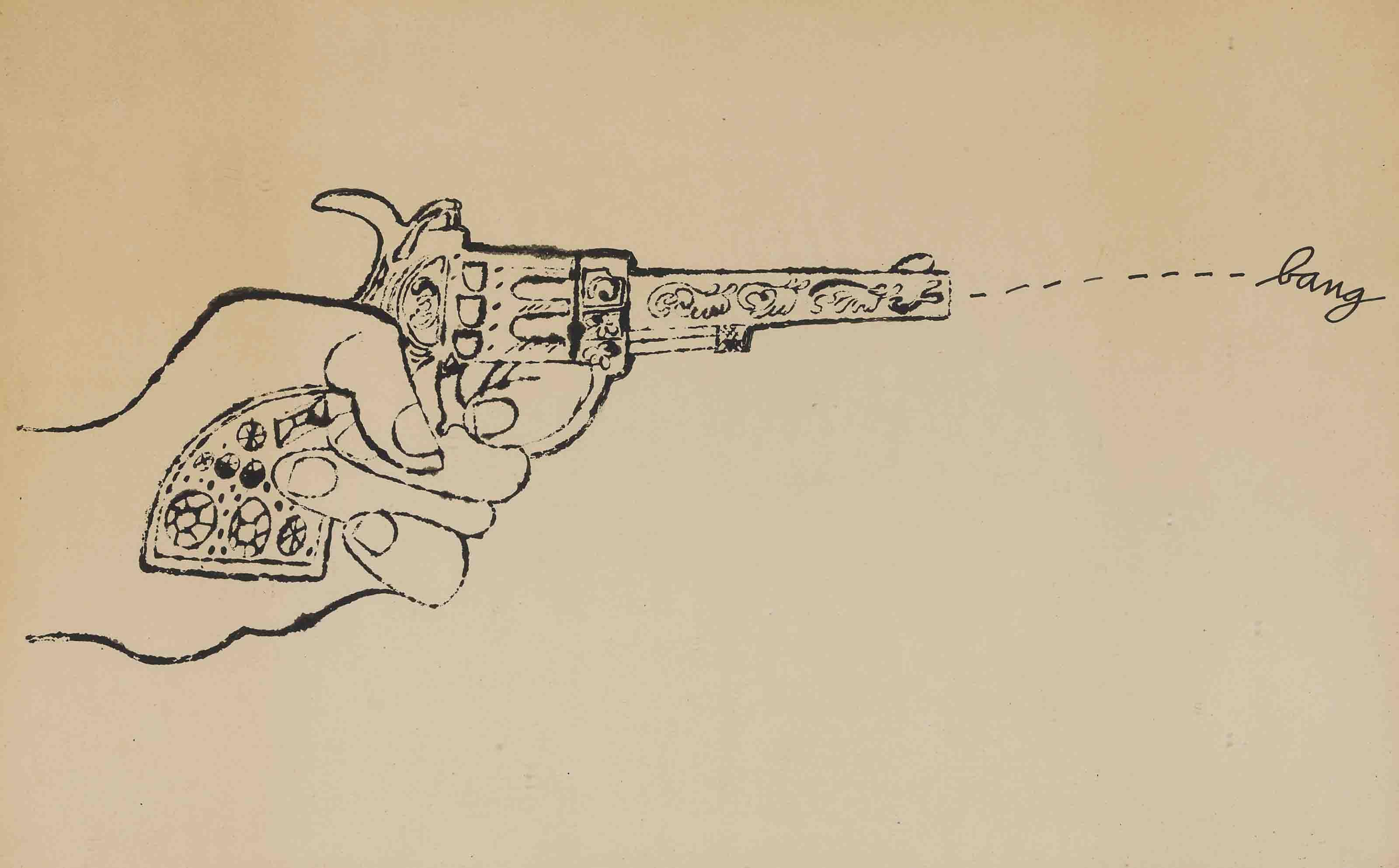 Untitled (Bang) by Andy Warhol | Art.Salon