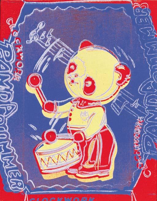 Untitled (Panda Drummer) by Andy Warhol | Art.Salon