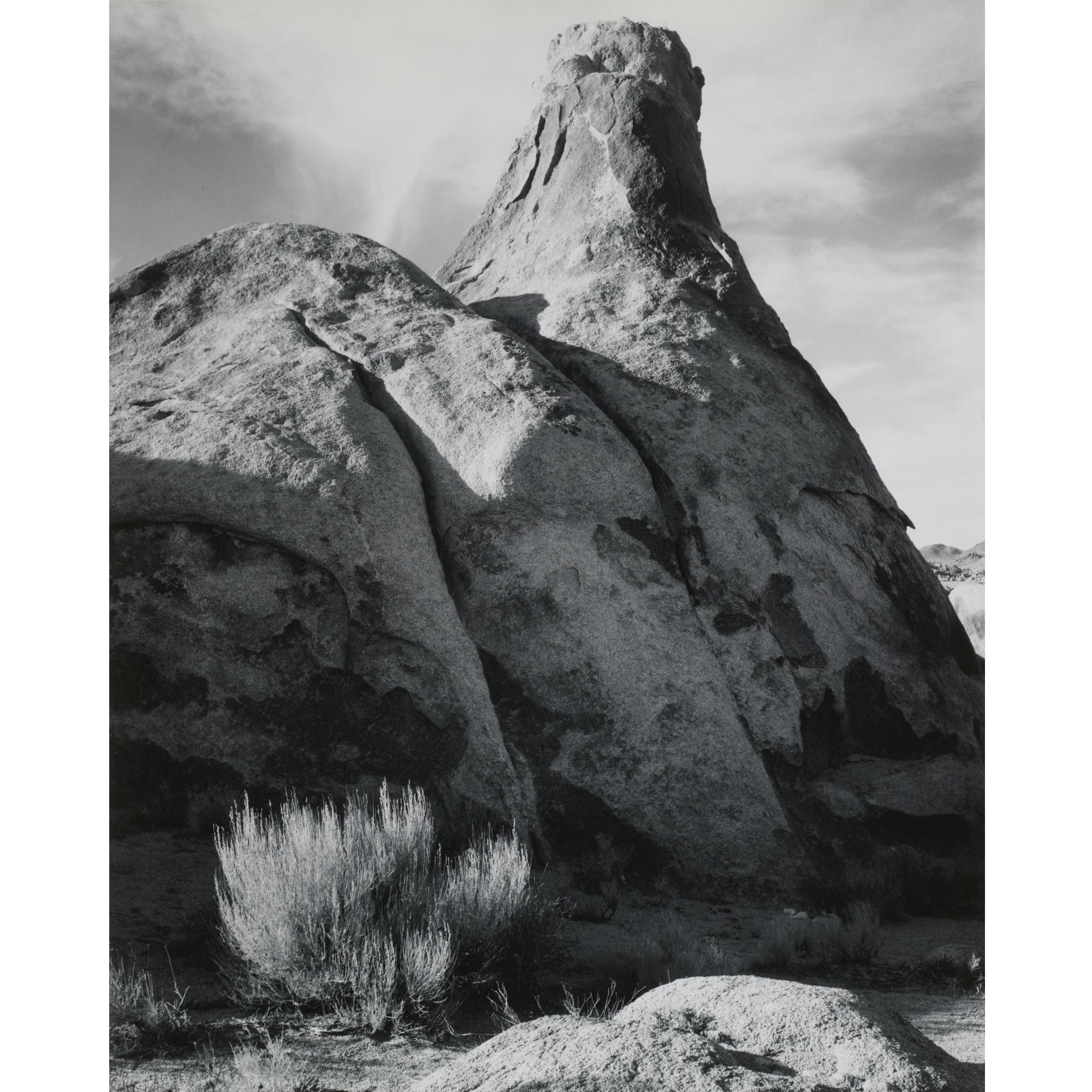 In The Alabama Hills, Owens Valley, California (Rock Forms) by Ansel ...