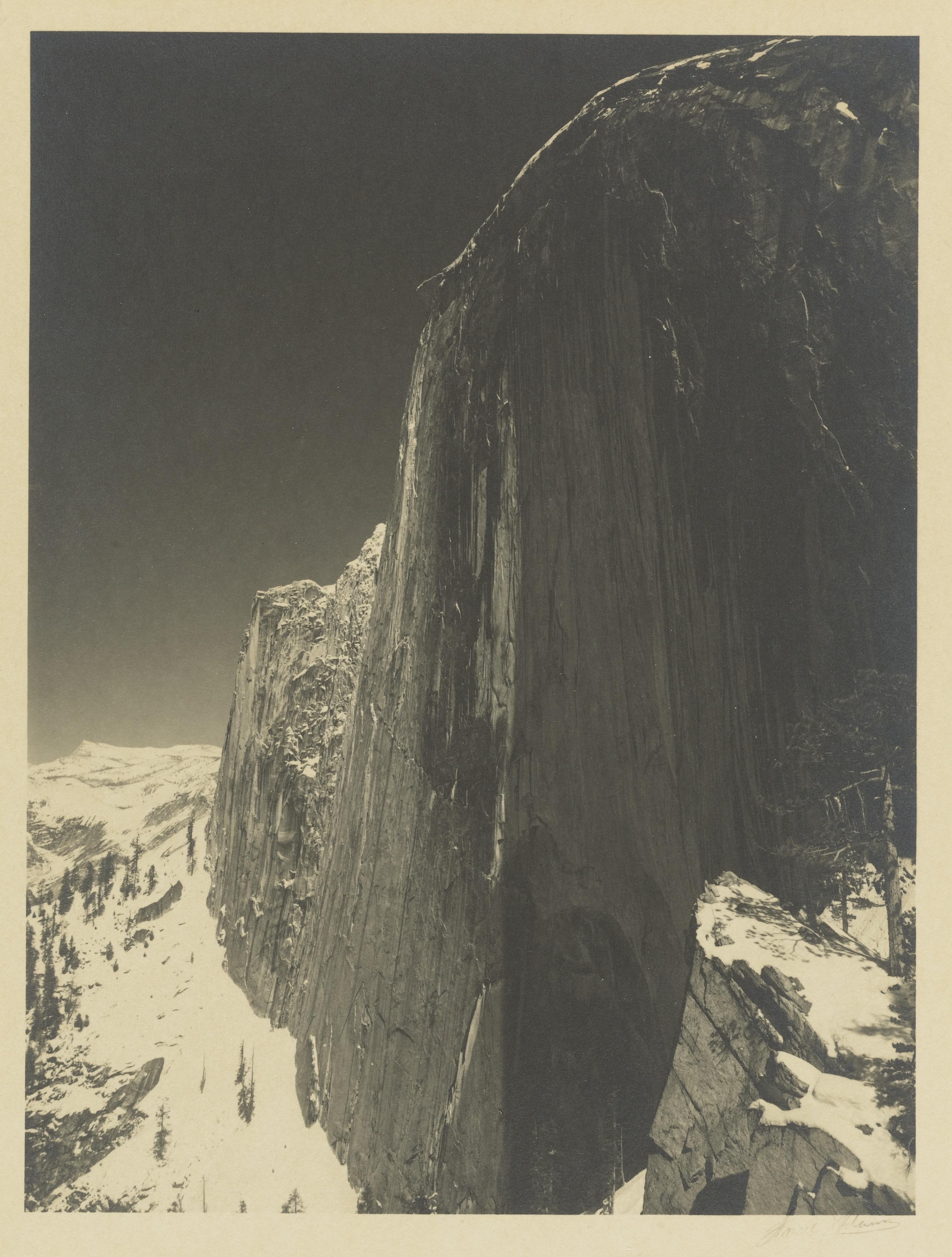 Monolith, Face Of Half Dome by Ansel Adams | Art.Salon