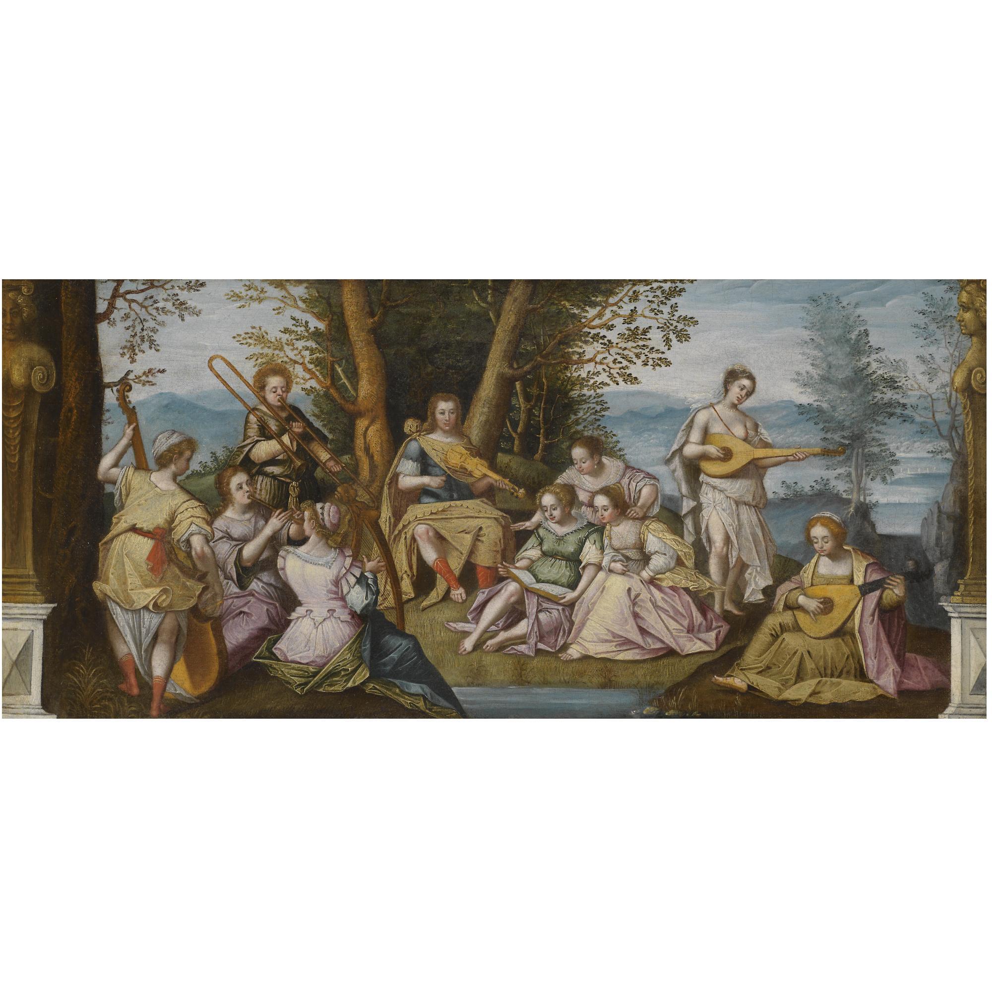 Apollo And The Muses On Mount Parnassus | Art.Salon