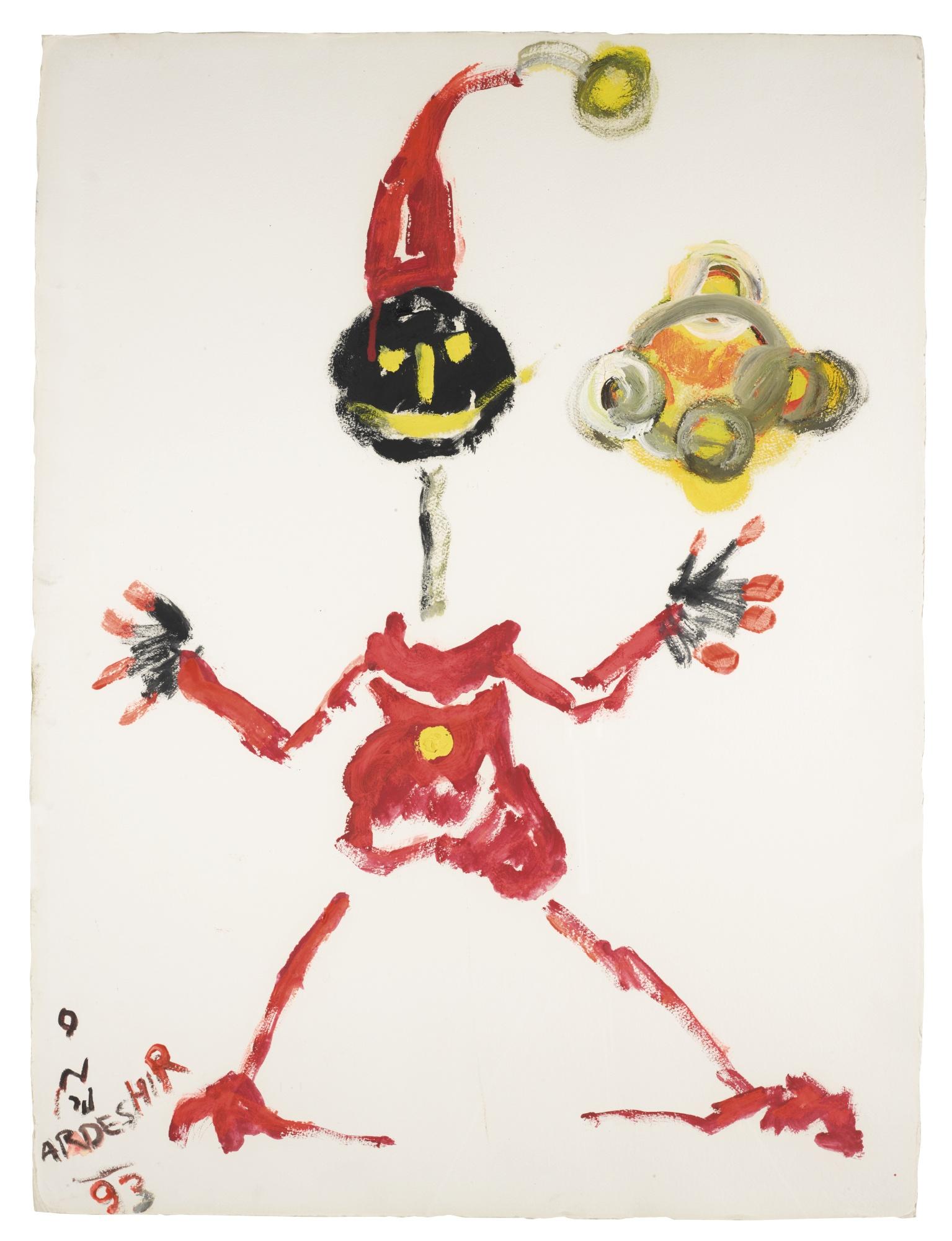 Iranian haji Firooz by Ardeshir Mohasses | Art.Salon