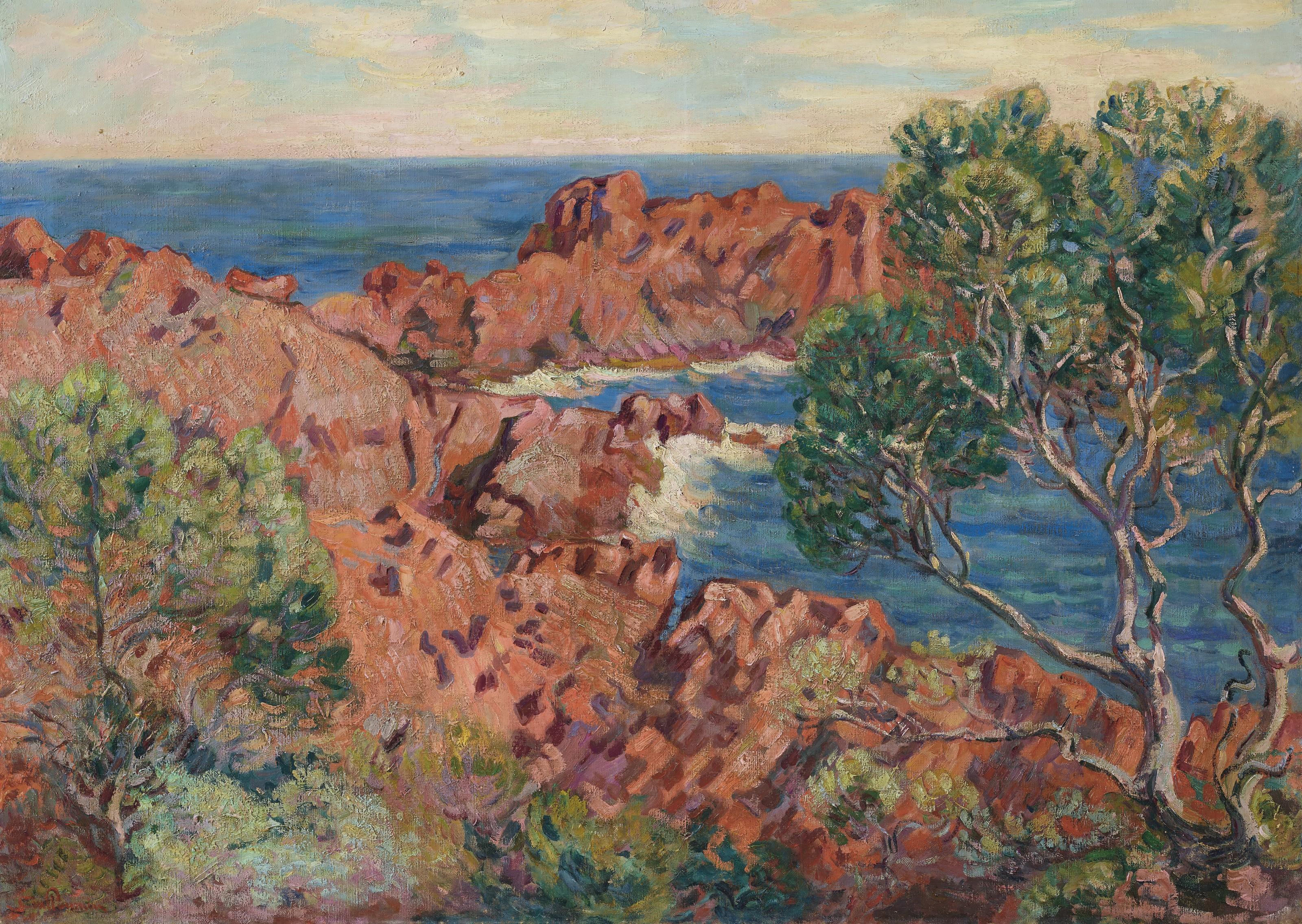 Agay, les roches rouges by Armand Guillaumin | Art.Salon