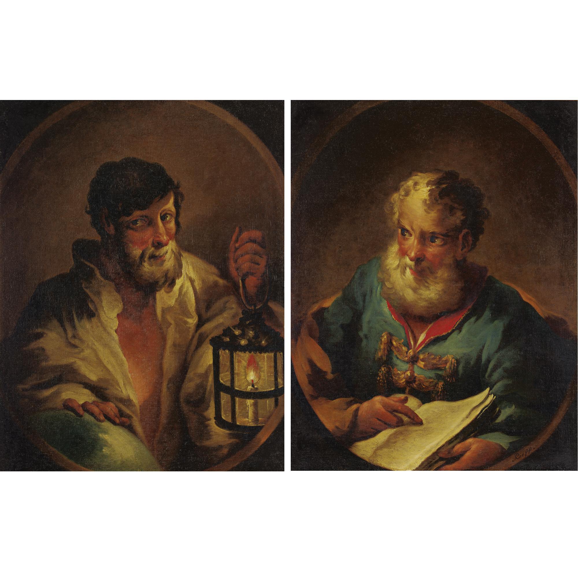 Portrait Of Diogenes And Portrait Of Socrates: A Pair by Balthasar ...