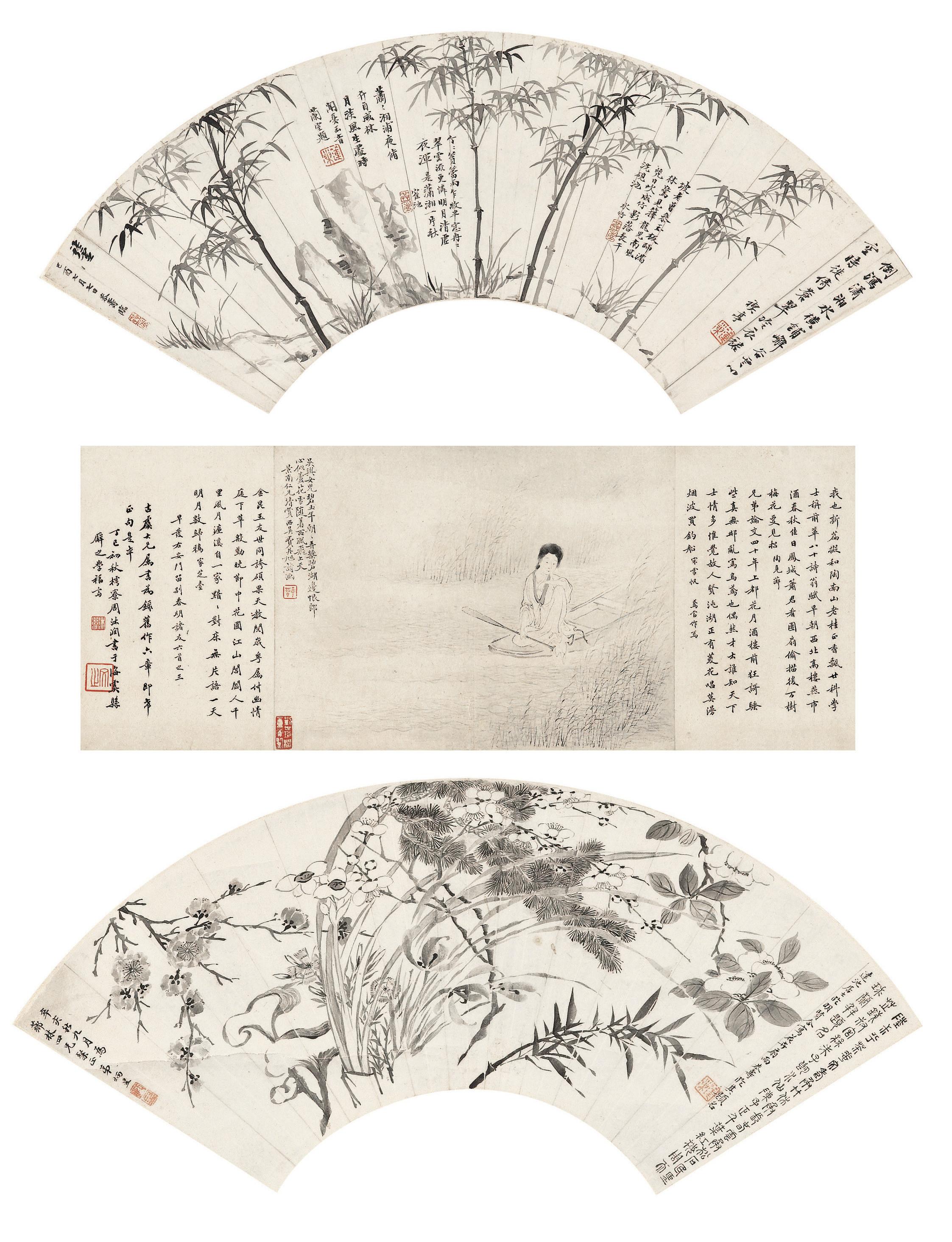 Bamboo, Lady and Flowers | Art.Salon