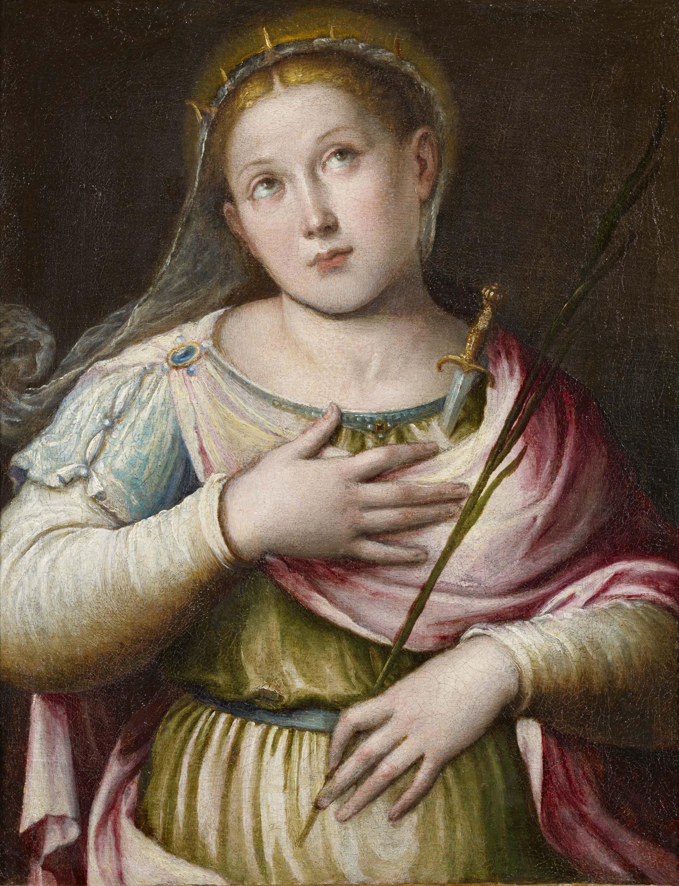 Eine heilige Märtyrerin (die heilige Justina von Padua?). by Barbara ...