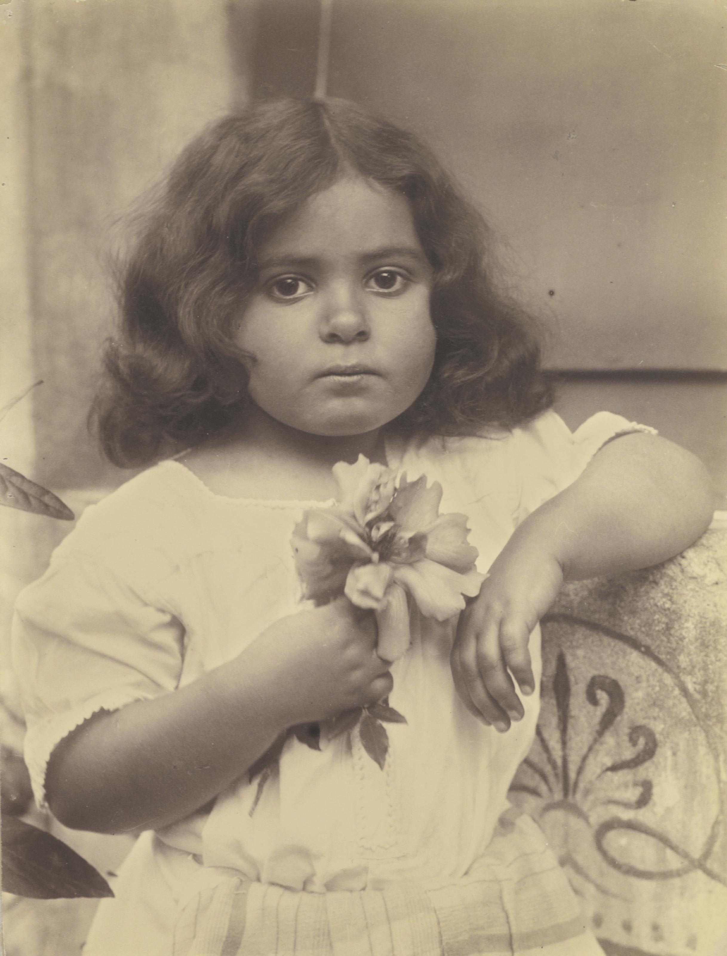 Portrait of A Young Sicilian Girl, c. 1916 by Baron Wilhelm von Gloeden ...