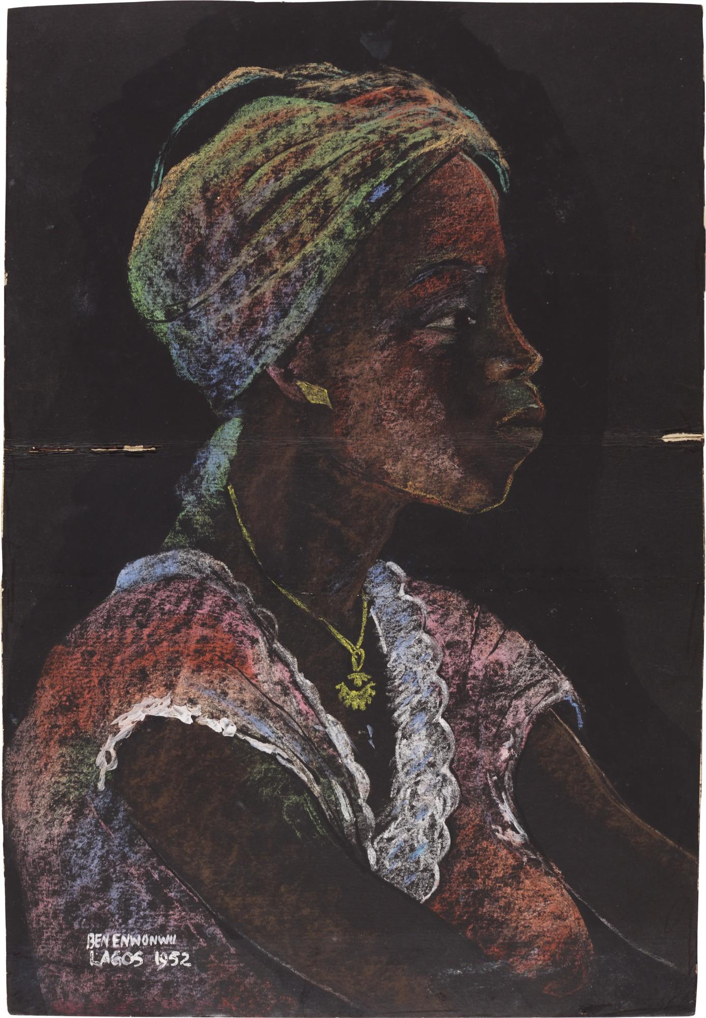 Portrait of a Woman by Ben Enwonwu | Art.Salon