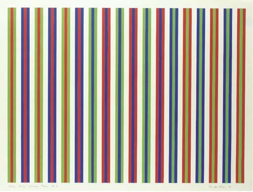 Colour Study Following Paean, No. 2 by Bridget Riley, C.H. | Art.Salon
