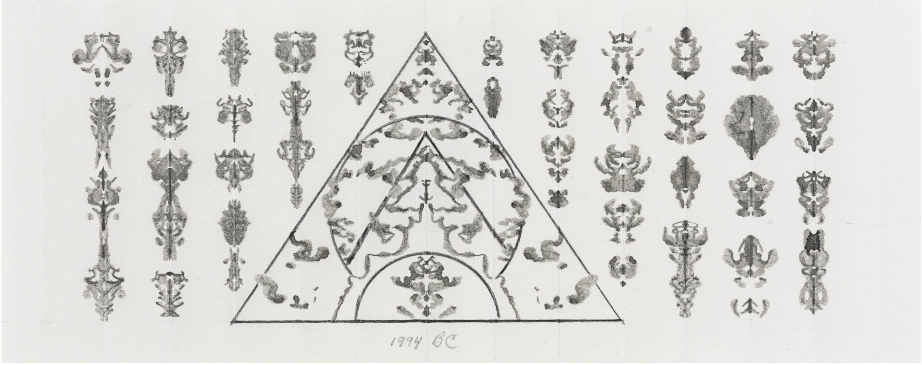 Inkblot Drawing 5/2/94 by Bruce Conner | Art.Salon