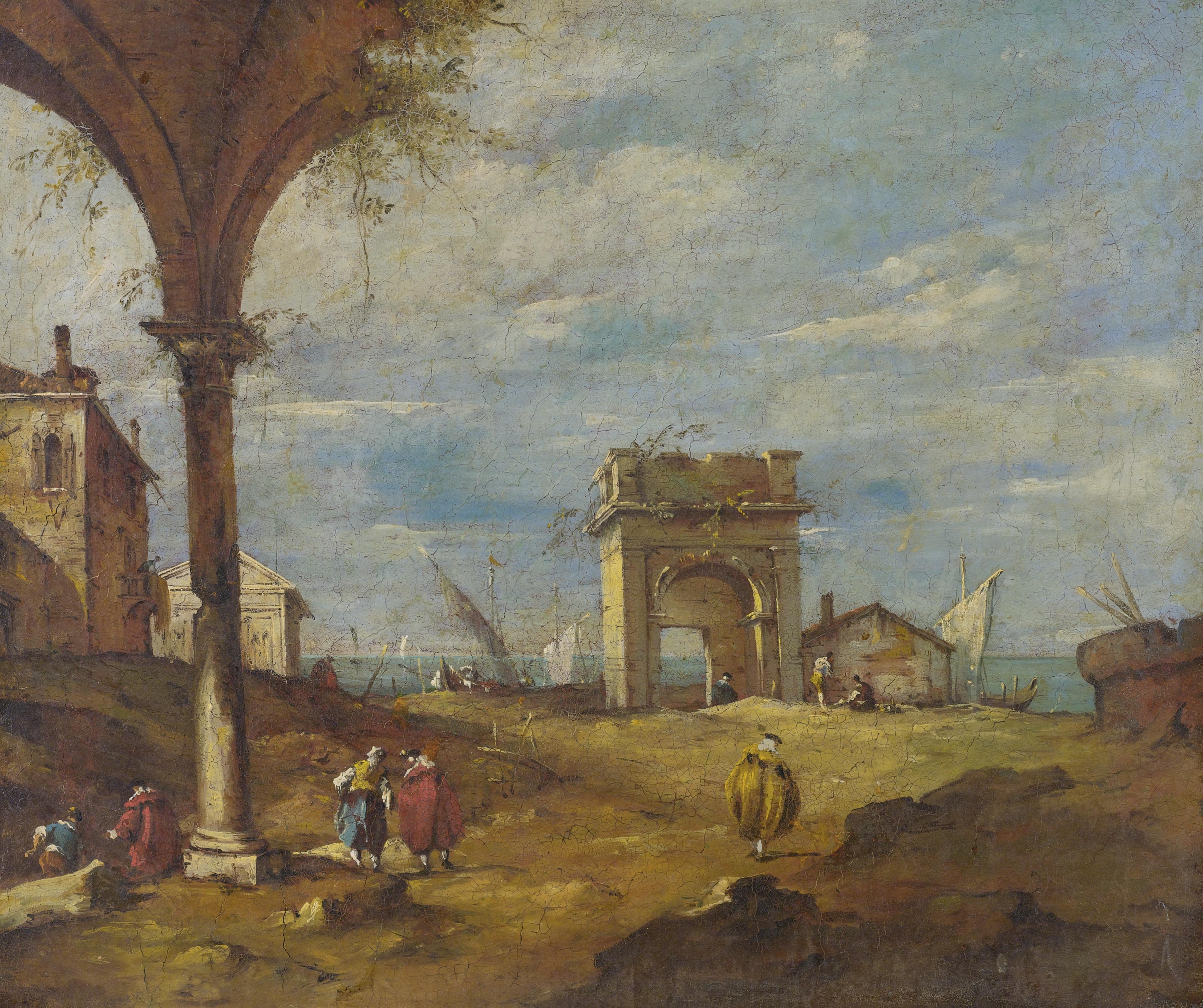 Capricci With Classical Ruins: A Pair Of Paintings | Art.Salon