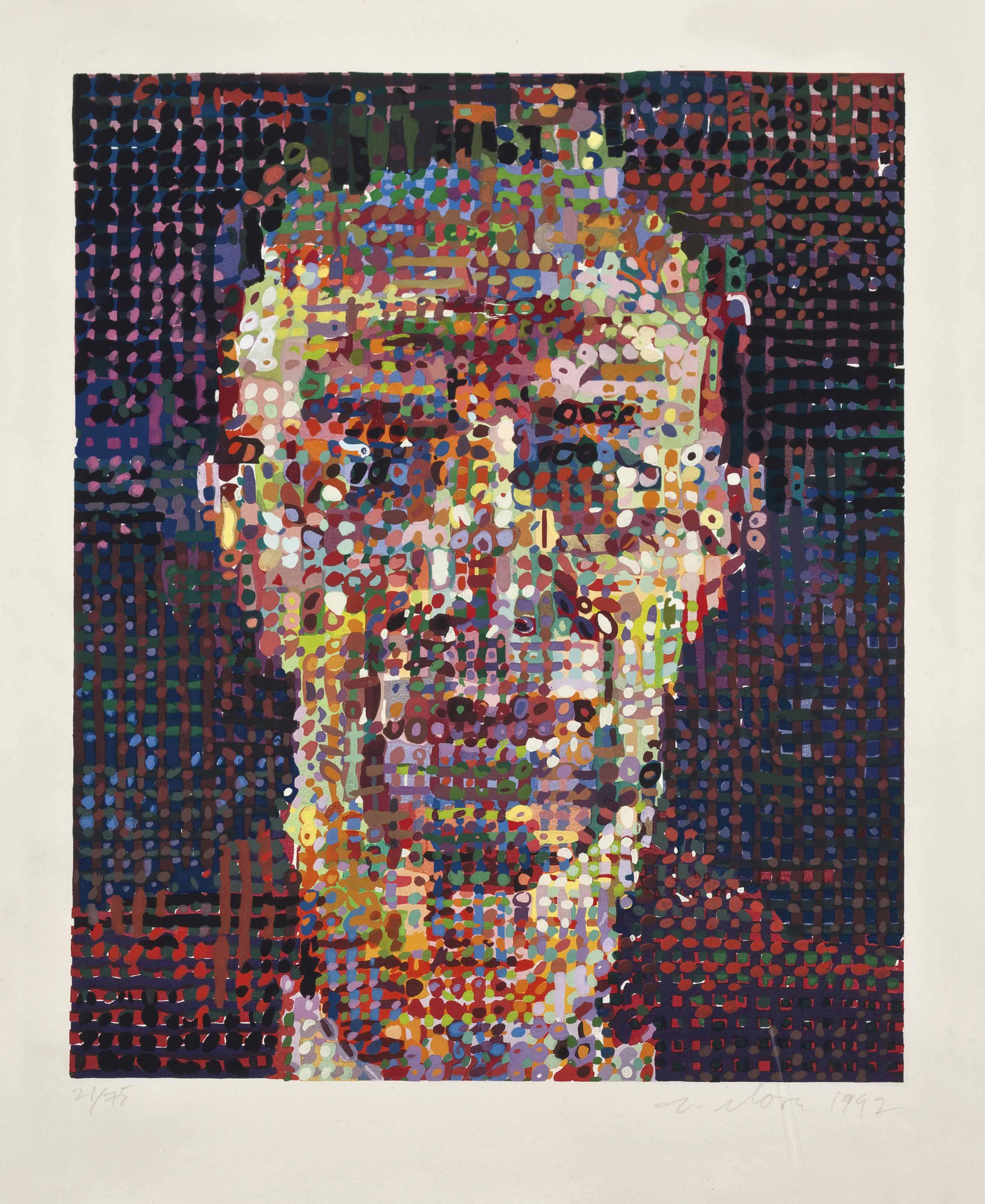 Alex by Chuck Close | Art.Salon