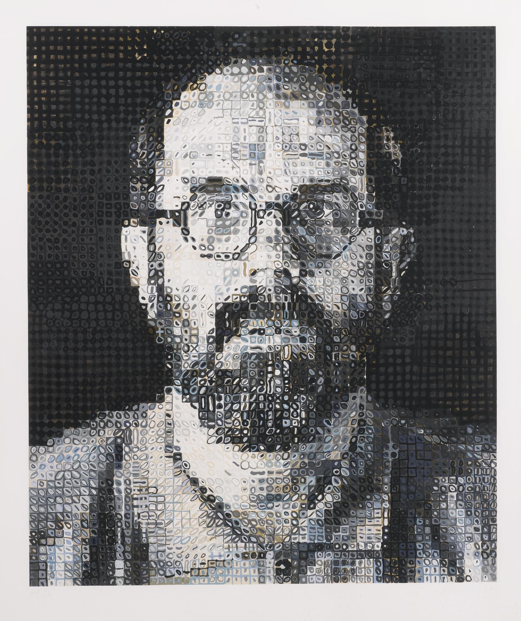 Self-Portrait by Chuck Close | Art.Salon