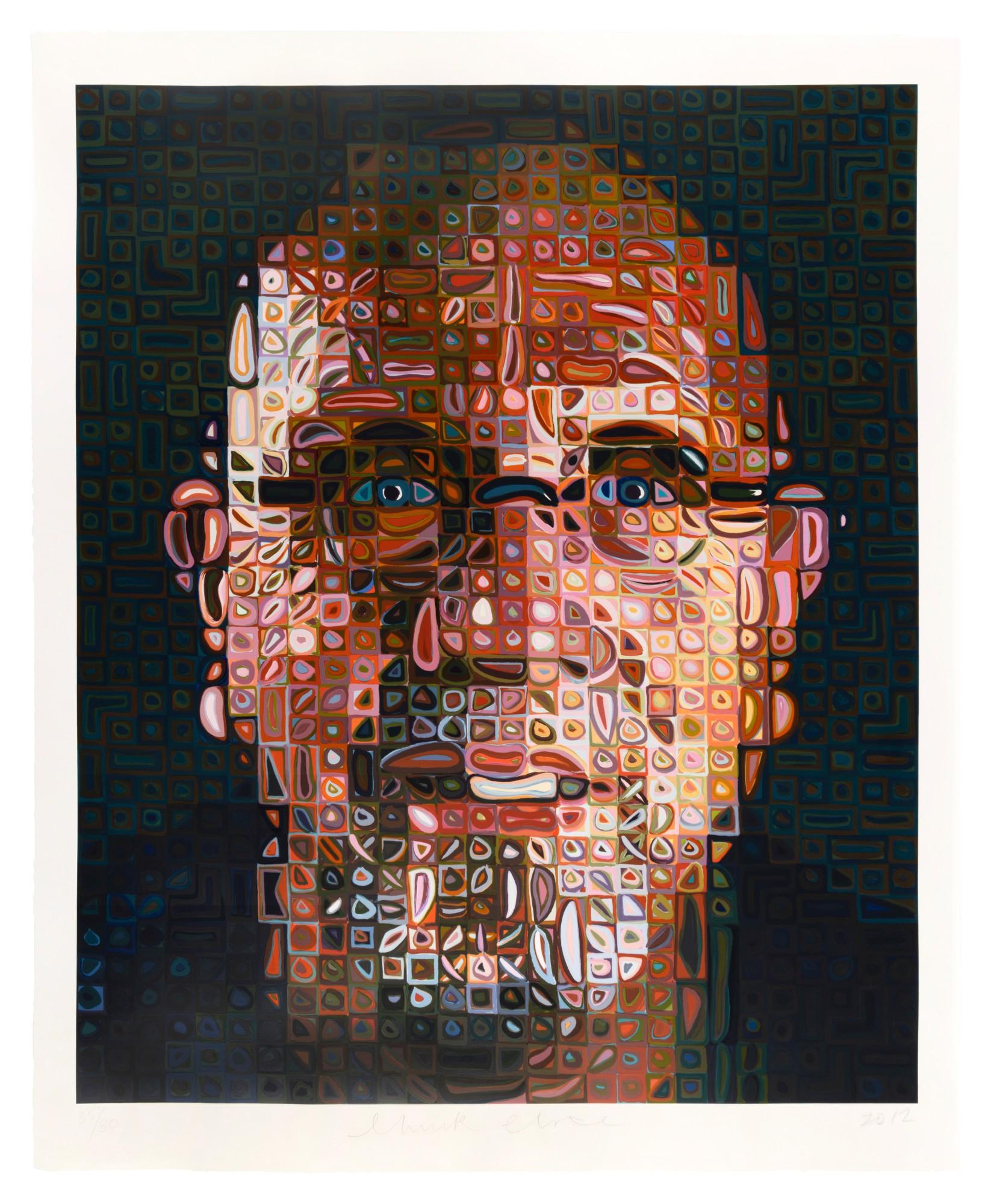Chuck Close Self Portrait Paintings