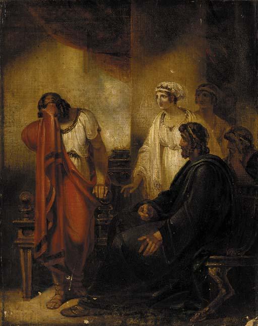 Classical figures in an interior | Art.Salon
