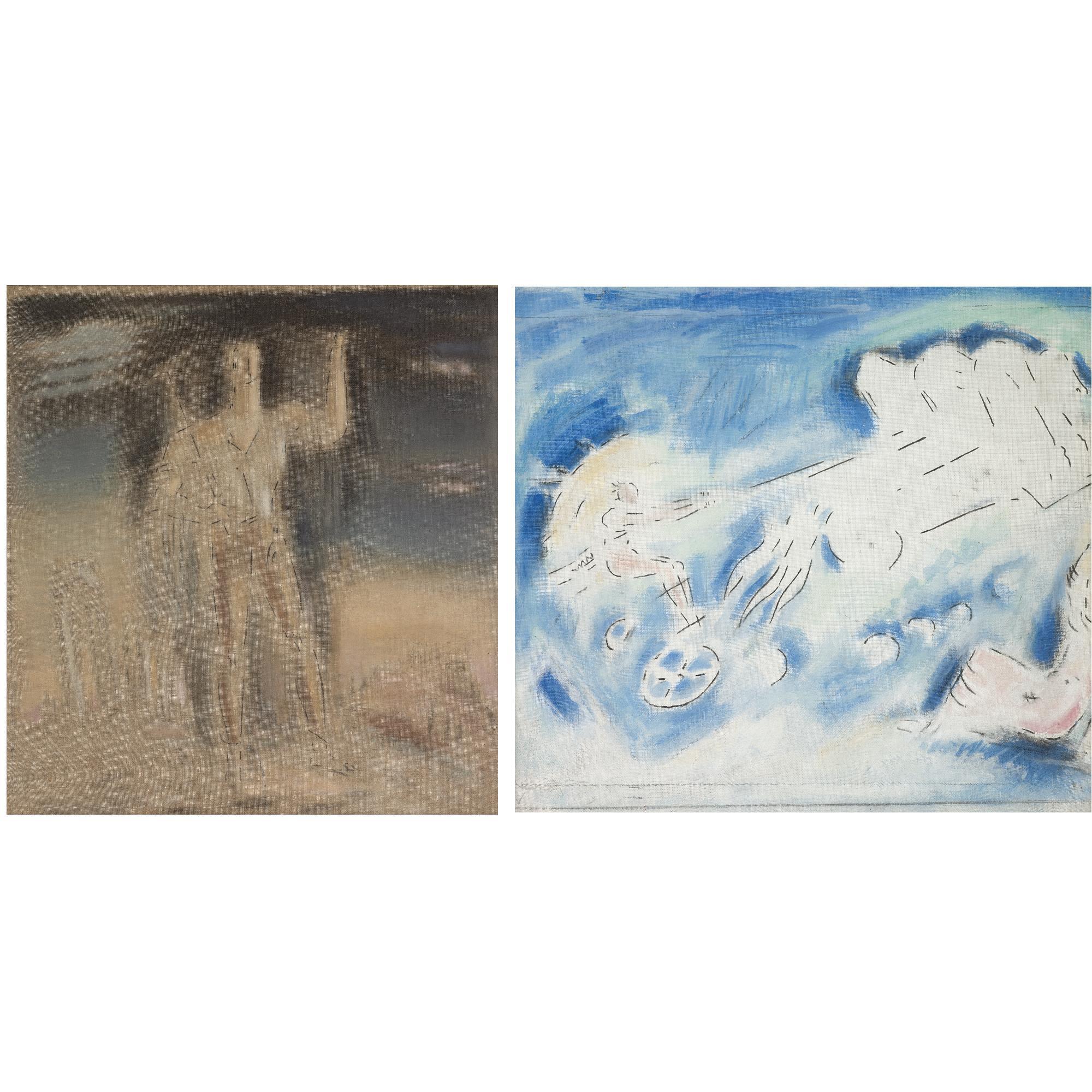 Greek Man Holding A Rake In Front Of The Acropolis & Temple Of Olymeus ...