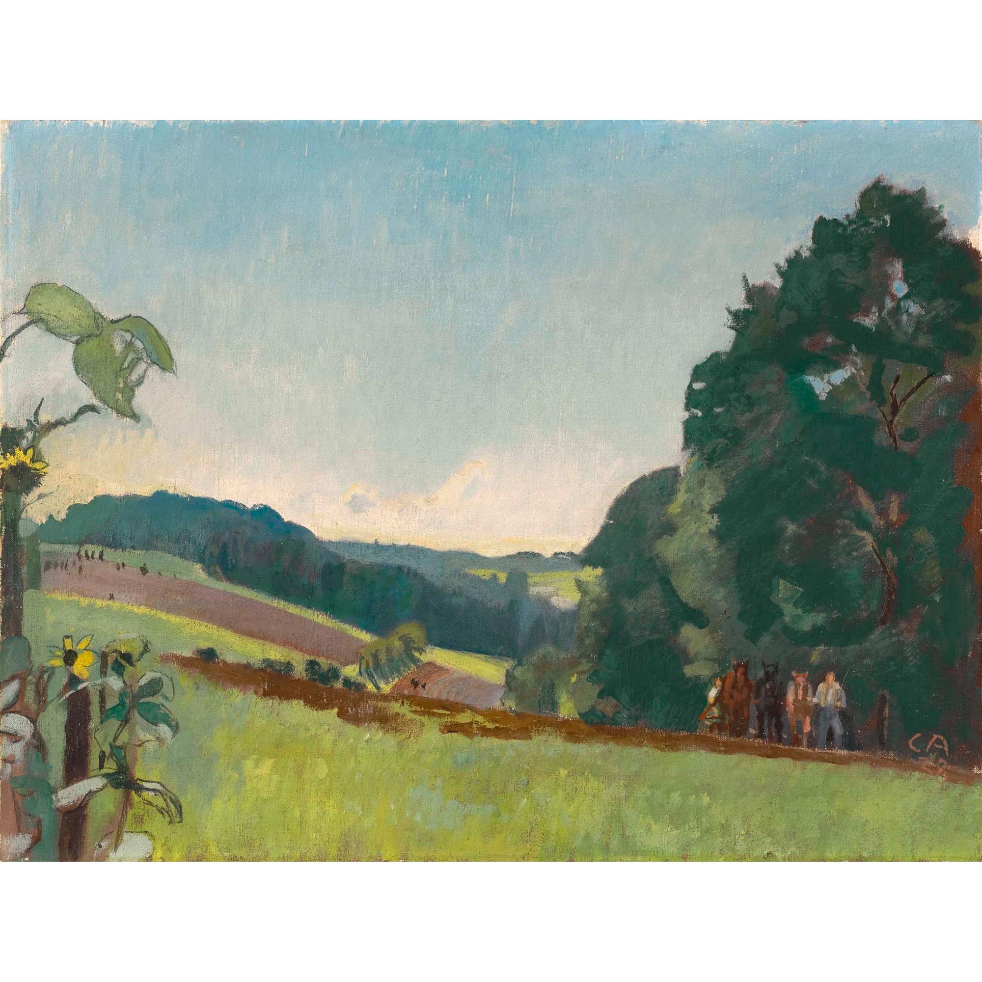 Landschaft, 1938 Landscape, 1938 by Cuno Amiet | Art.Salon