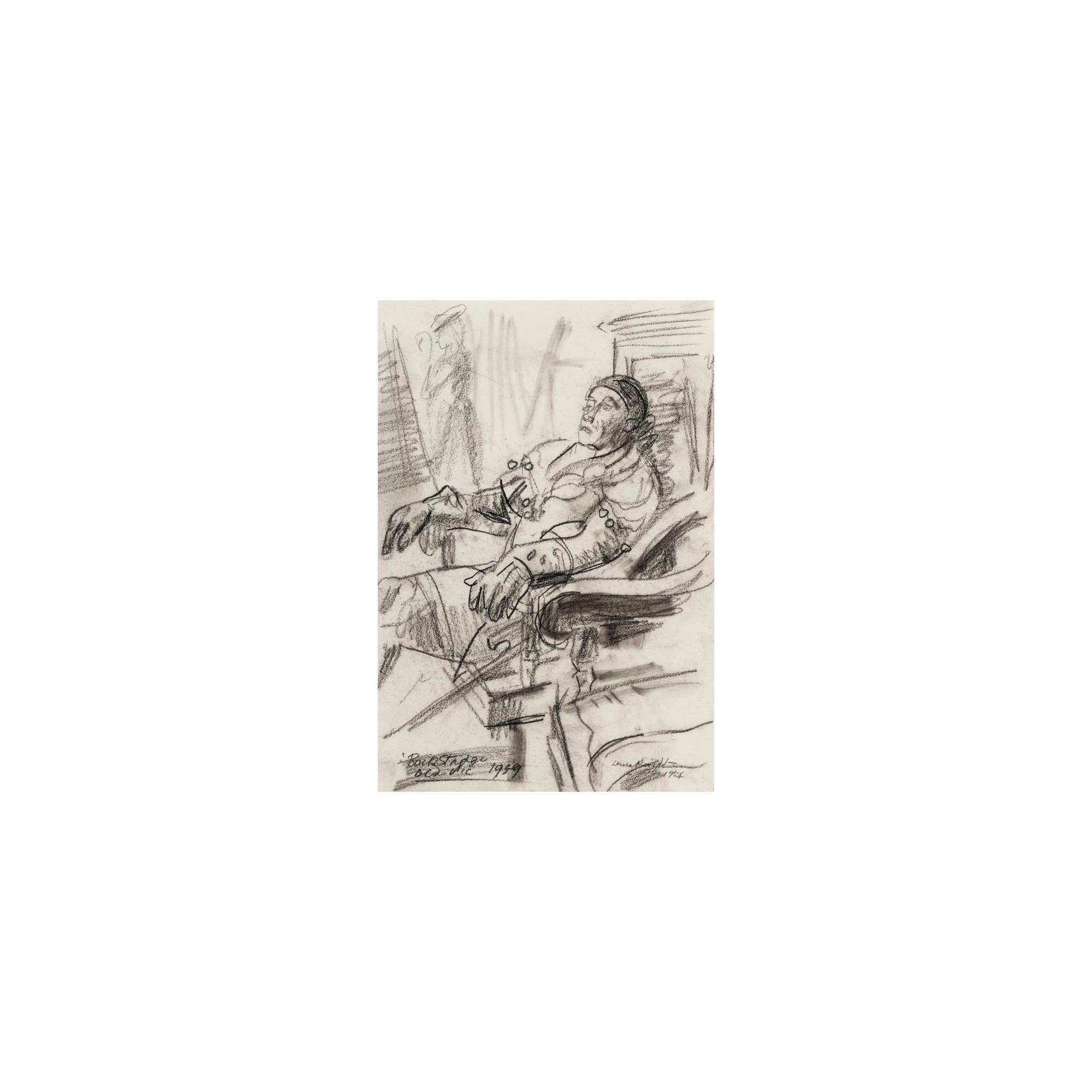 Backstage At The Old Vic by Dame Laura Knight R.A | Art.Salon