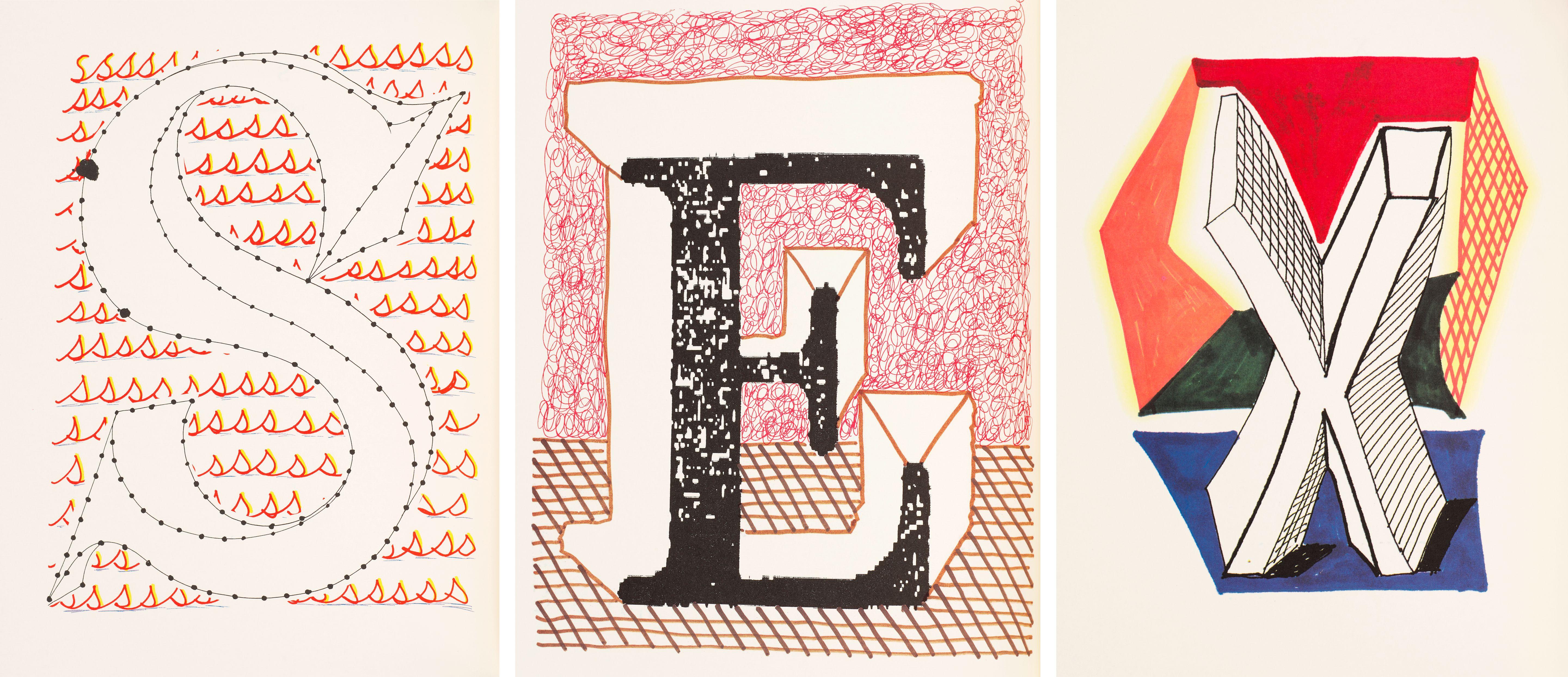 Hockney's Alphabet (26 works) by David Hockney | Art.Salon