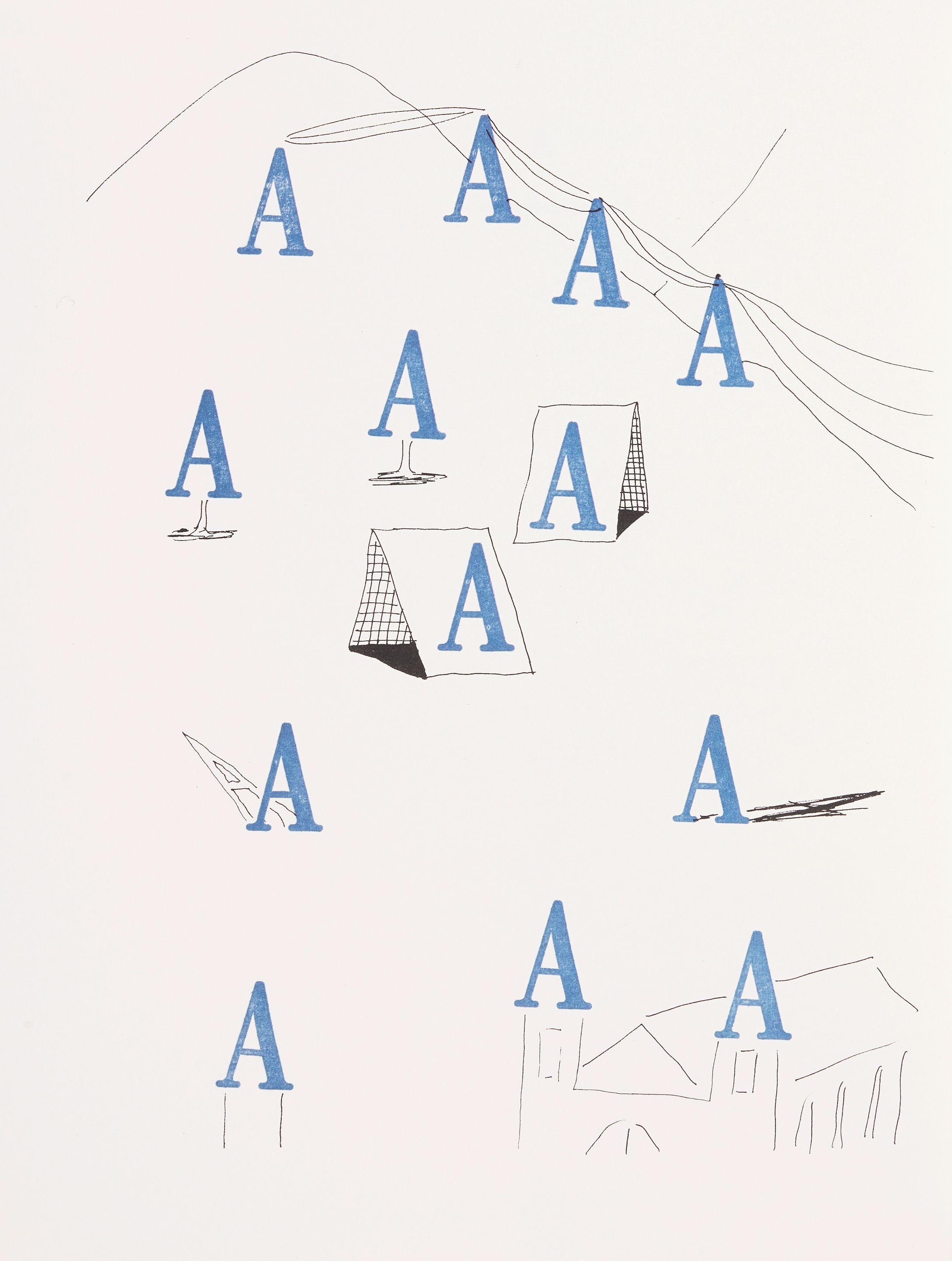 Hockney's Alphabet by David Hockney | Art.Salon