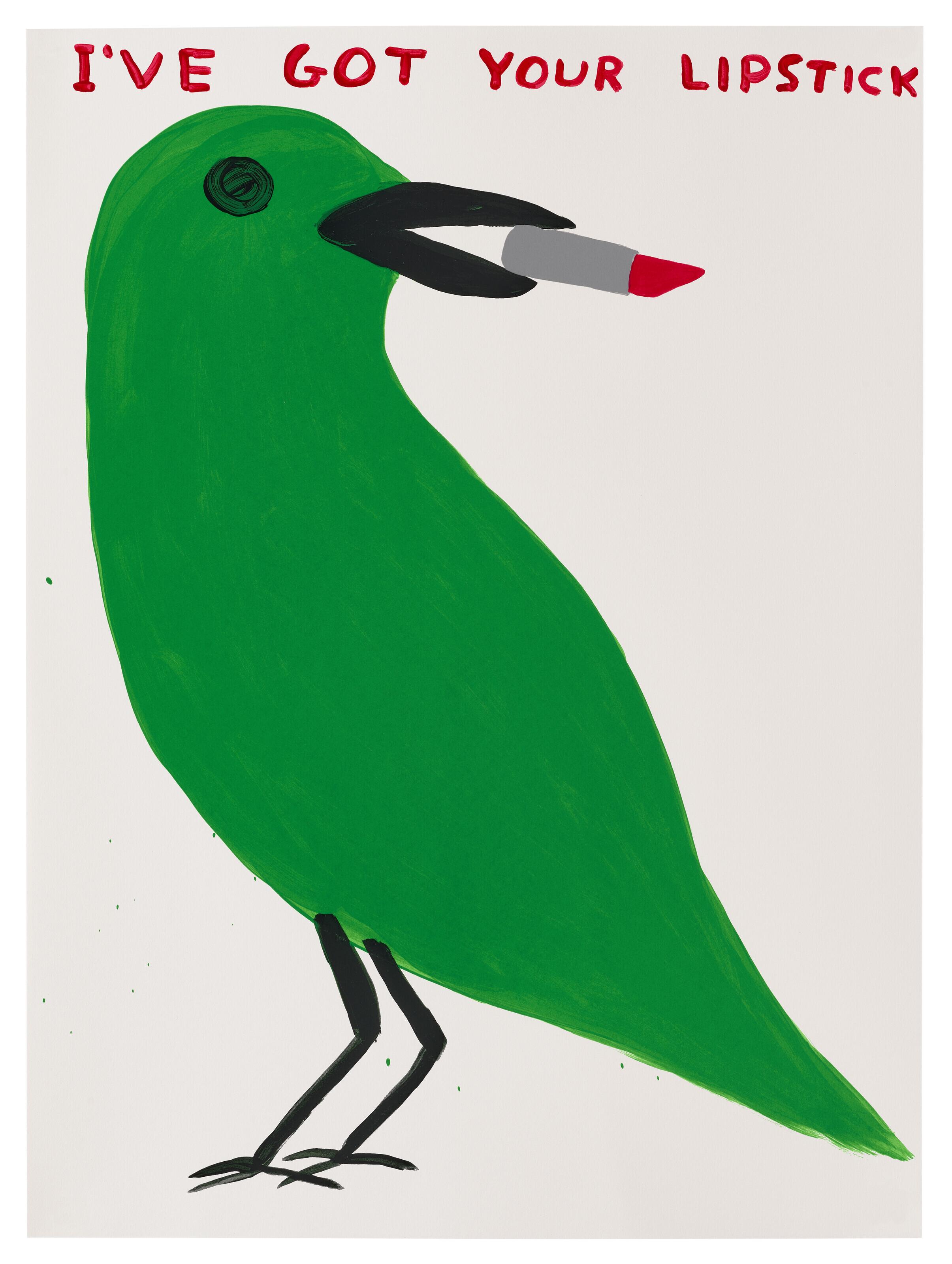 I'Ve Got Your Lipstick by David Shrigley | Art.Salon