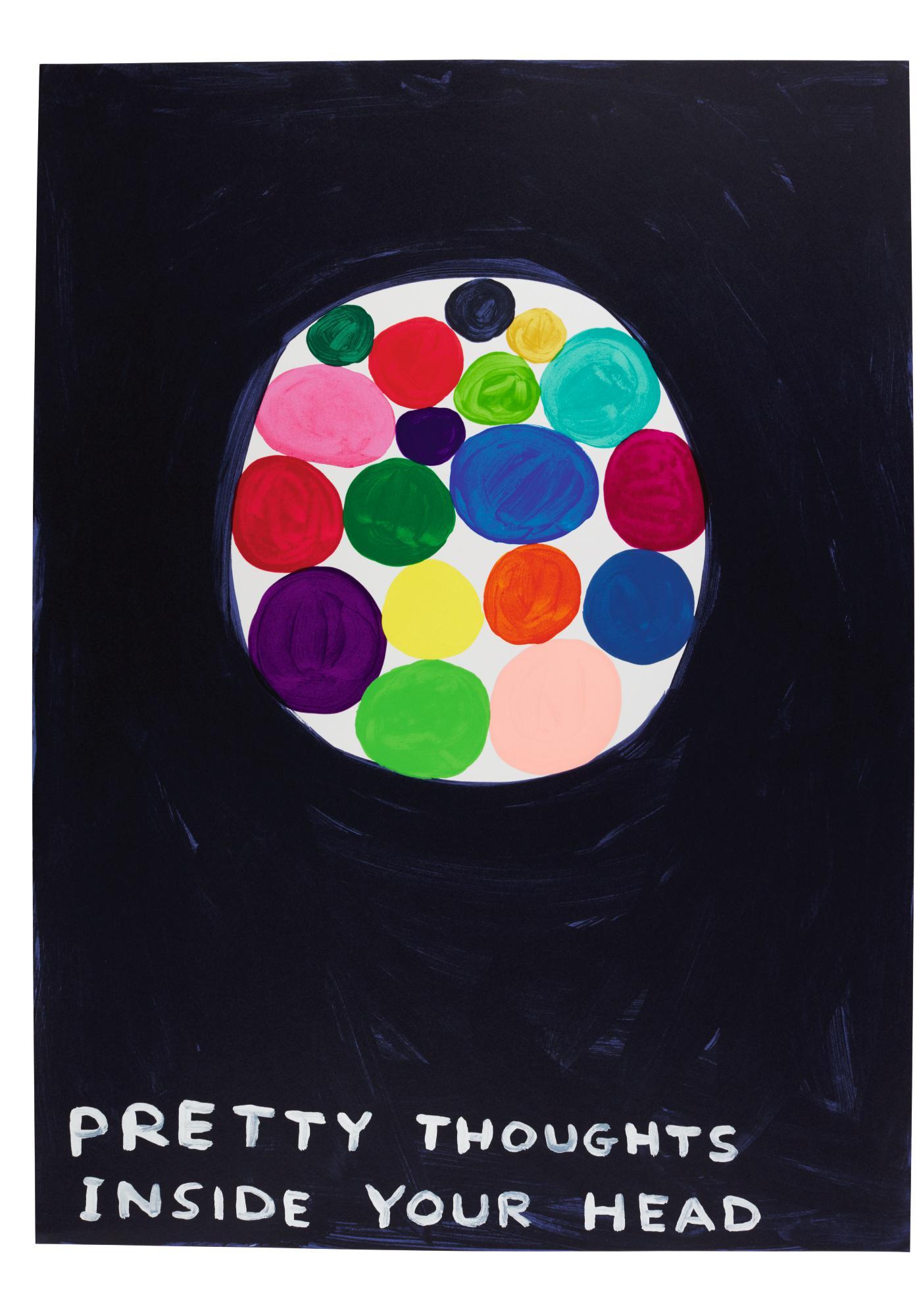 Pretty Thoughts Inside Your Head by David Shrigley | Art.Salon