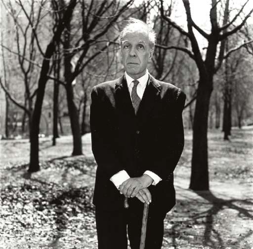 Jorge Luis Borges in Central Park, N.Y.C., 1969 by Diane Arbus | Art.Salon
