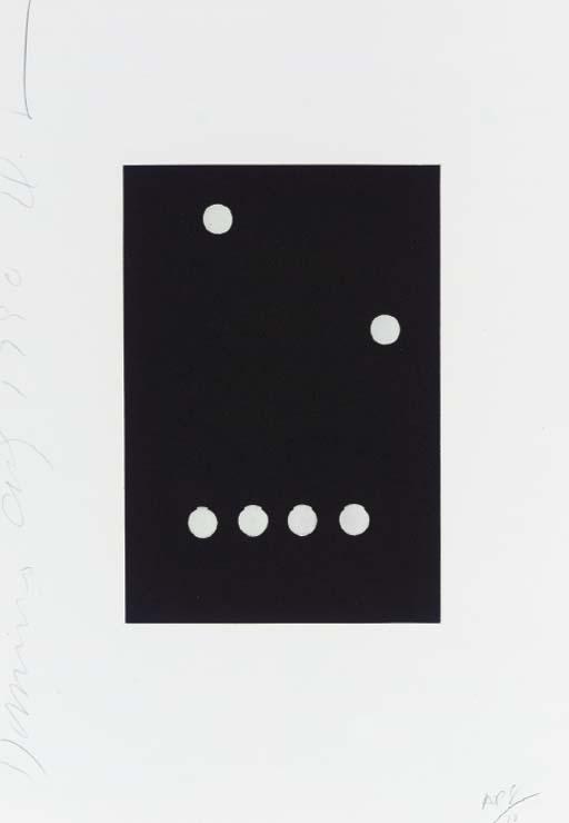 Dominoes Aug 1990: Two Plates by Donald Sultan | Art.Salon