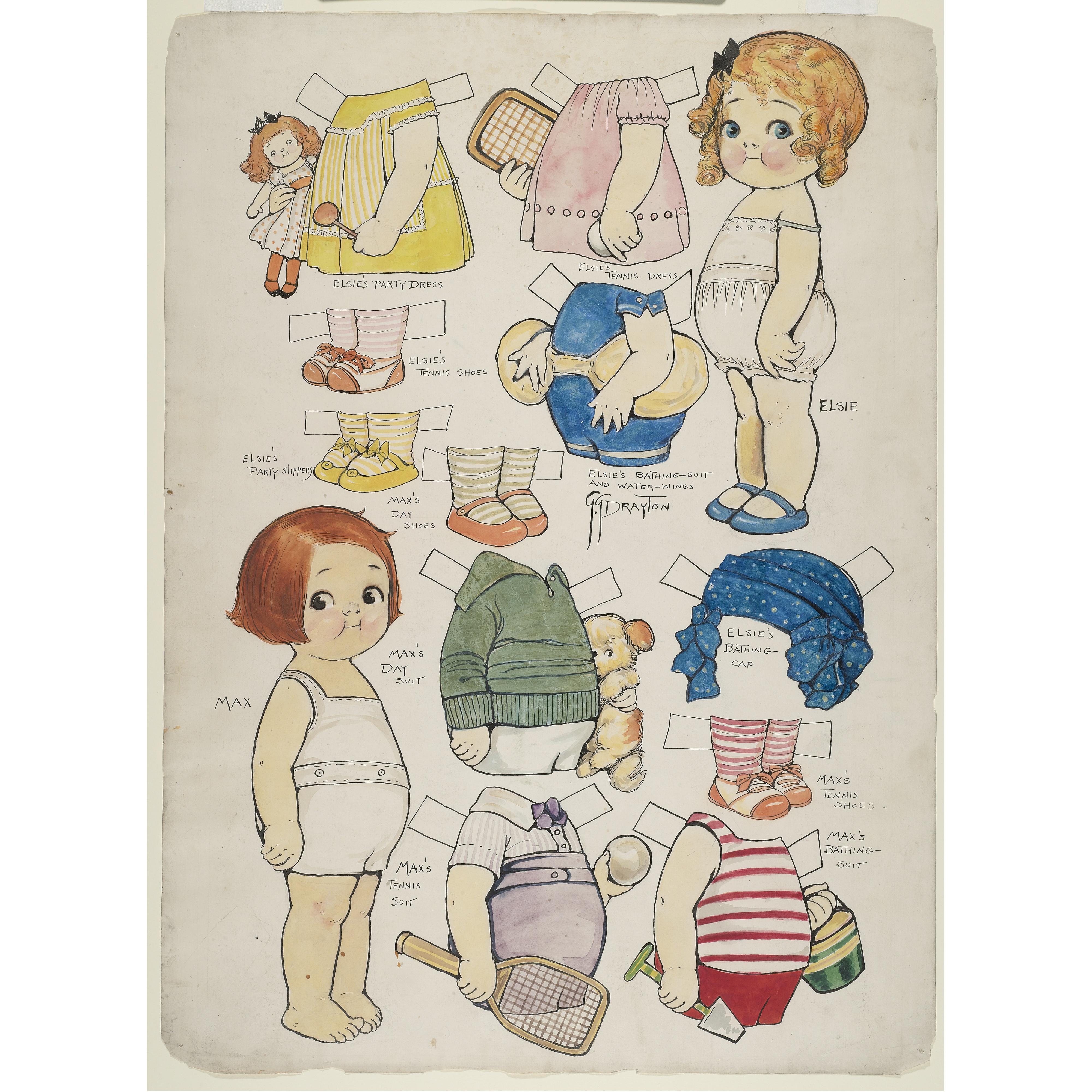 Dolly Dingle's little friends Elsie and Max have a happy vacation by ...